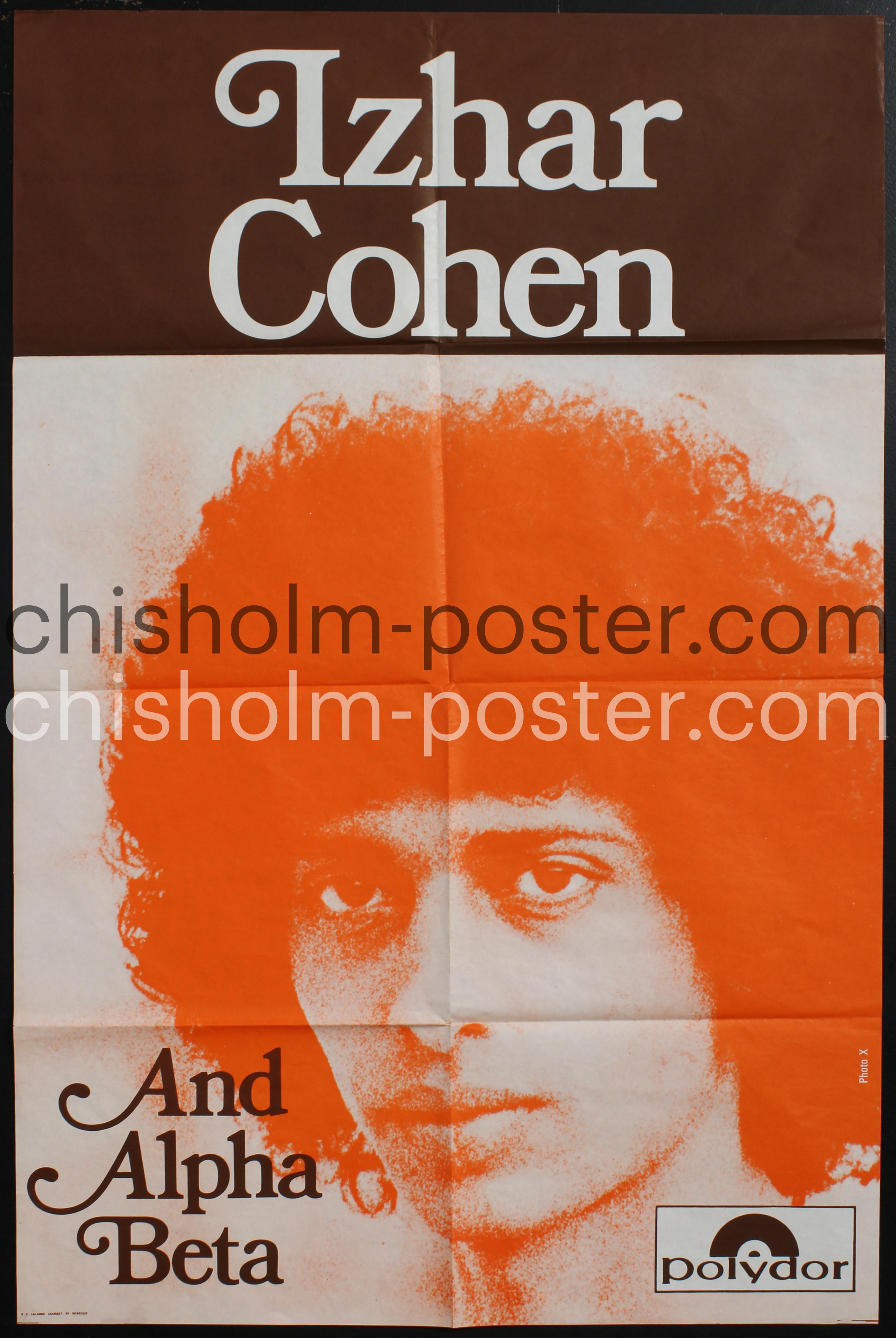 Izhar Cohen and Alpha-Beta | Original Vintage Poster | Chisholm Larsson ...
