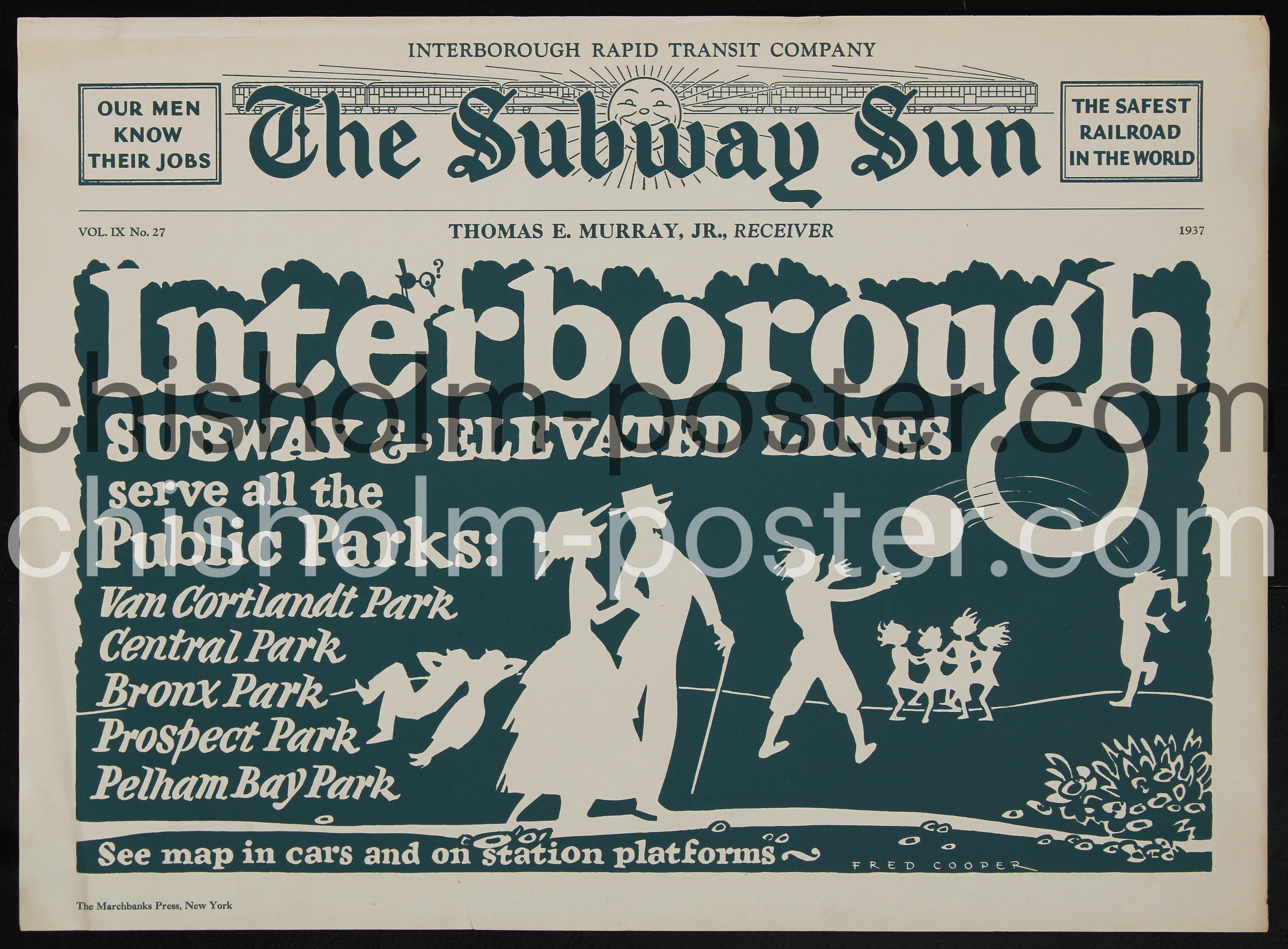 The Subway Sun - Interborough Subway and Elevated Lines Serve all the ...