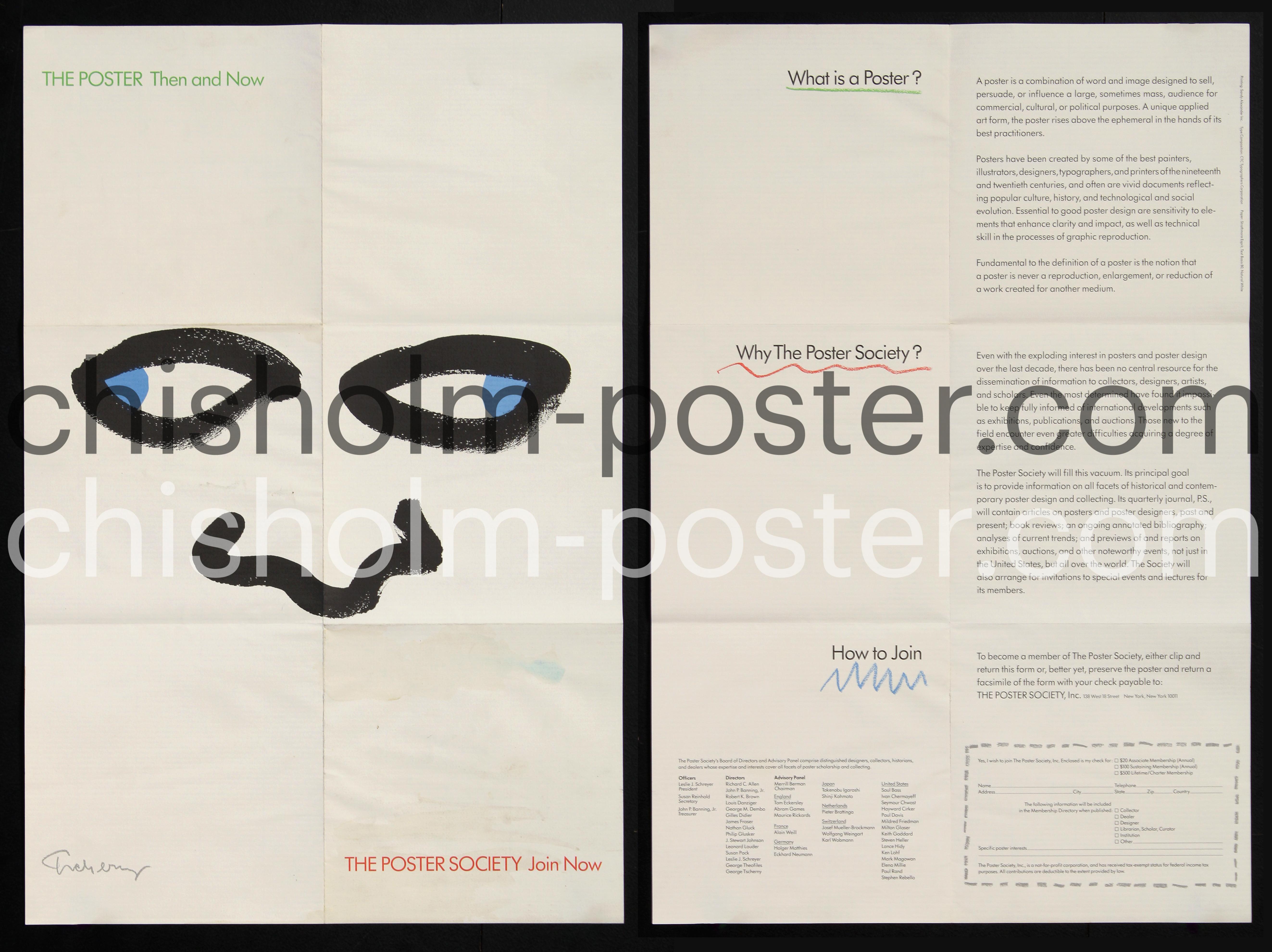 THE POSTER Then and Now, The Poster Society Join Now | Original Vintage Poster | Chisholm ...