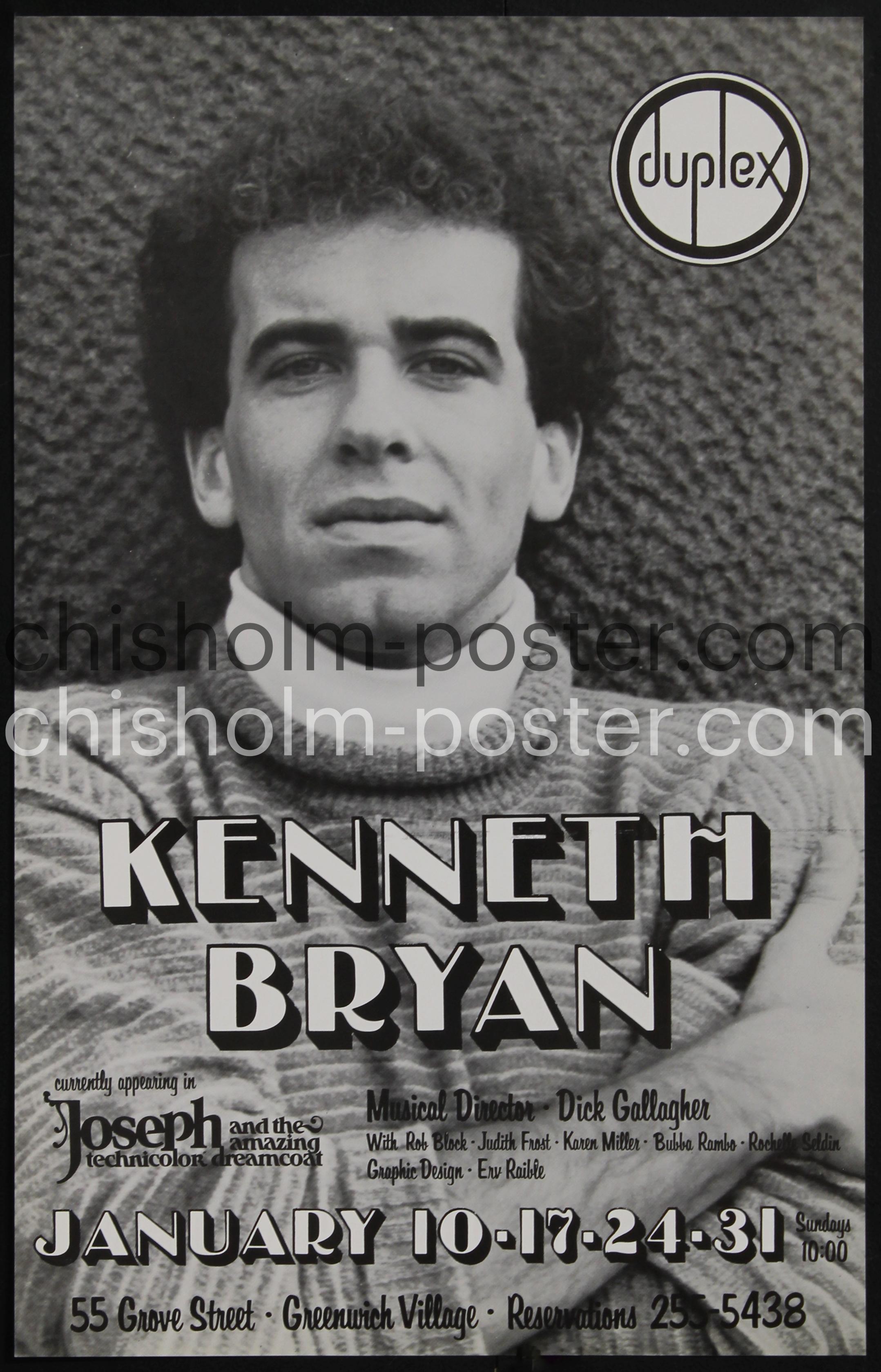 Duplex - Kenneth Bryan | Original Vintage Poster | Chisholm Larsson Gallery