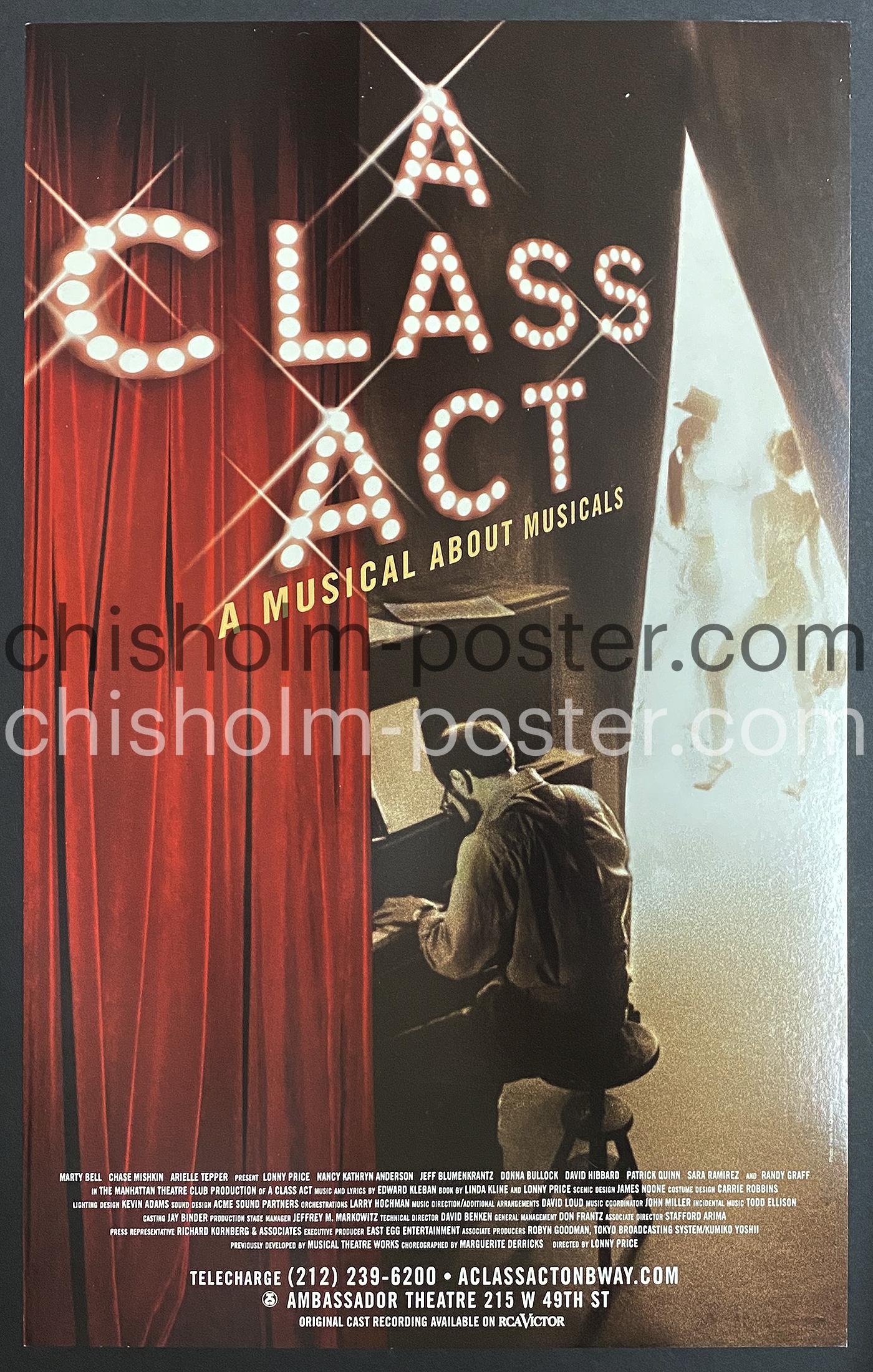 A Class Act - Ambassador Theatre (Window Card 2) | Original Vintage ...