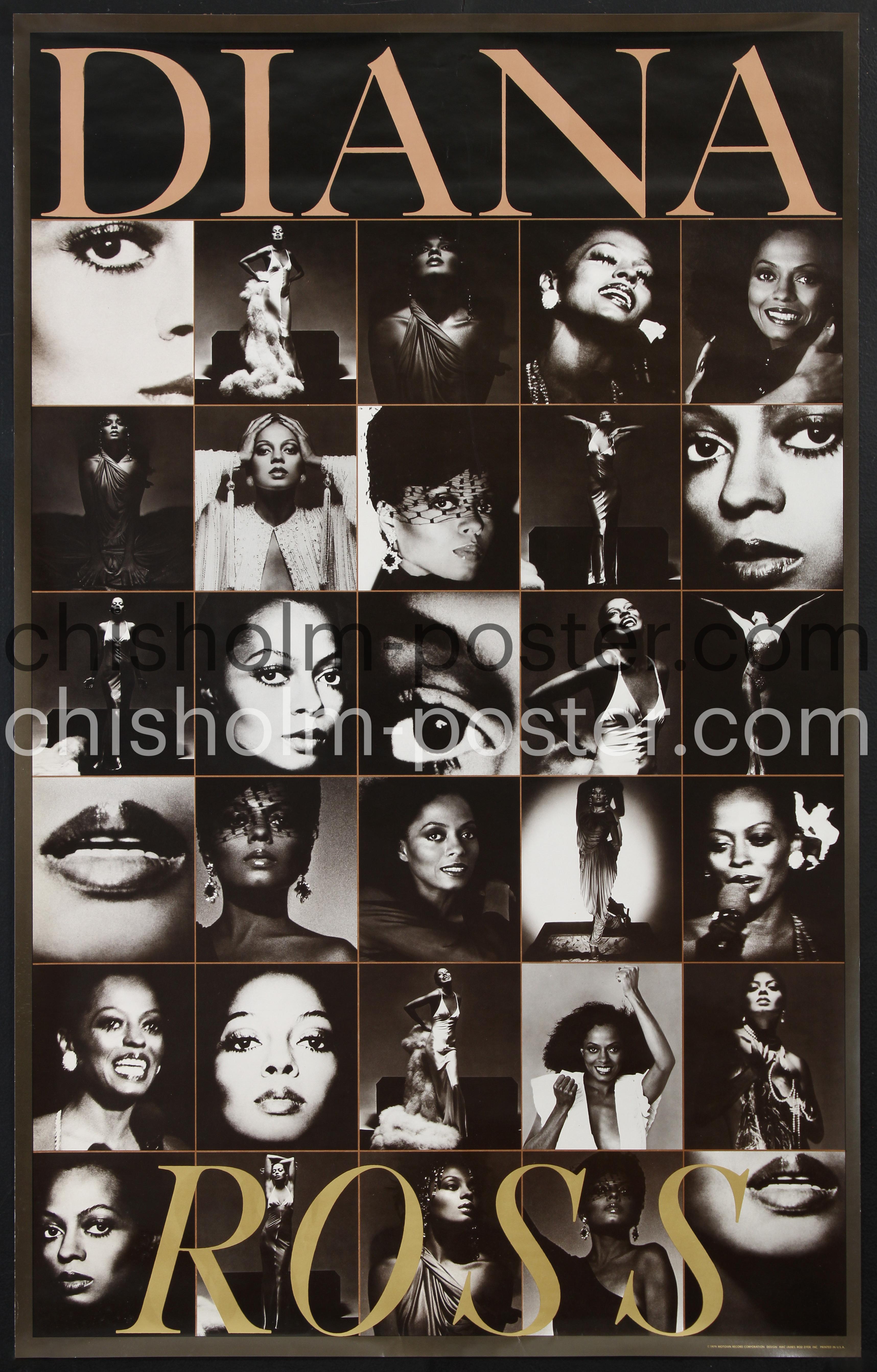 Diana Ross - MoTown Records (Collage of Photographs) | Original Vintage ...