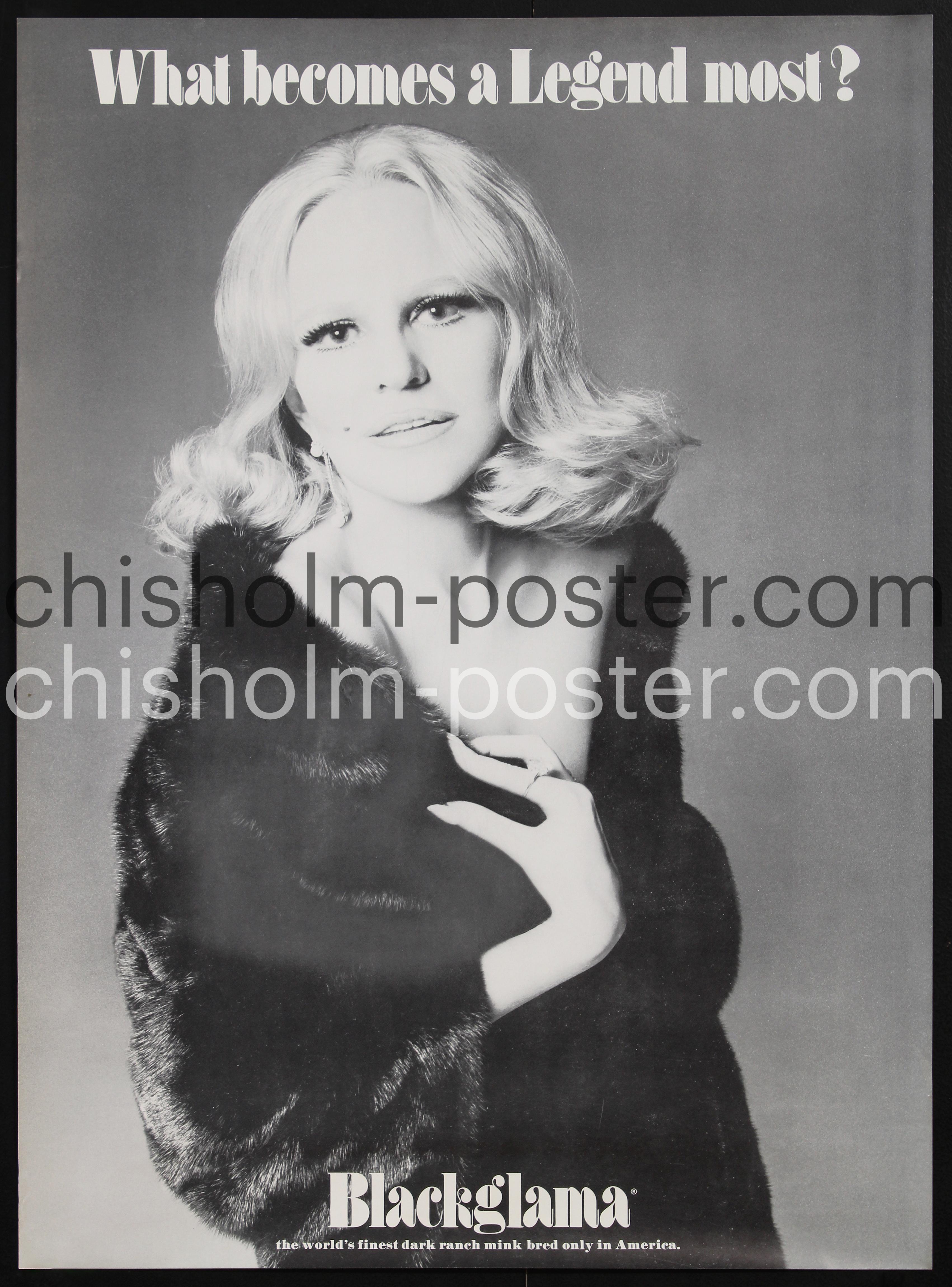 Blackglama - What Becomes a Legend Most? - Peggy Lee (2) | Original Vintage Poster | Chisholm ...