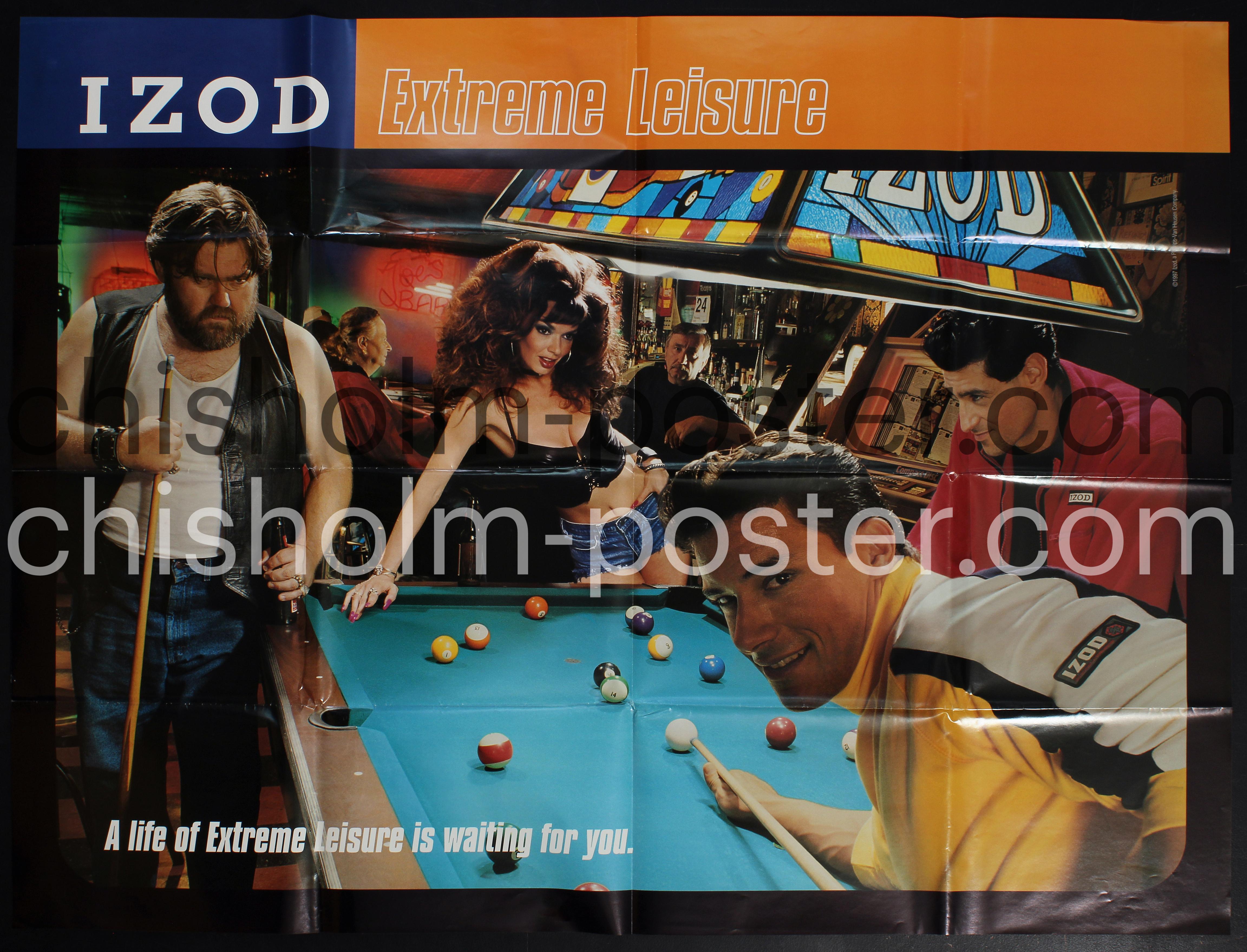 IZOD - Extreme Leisure (1) | Original Vintage Poster | Chisholm Larsson ...