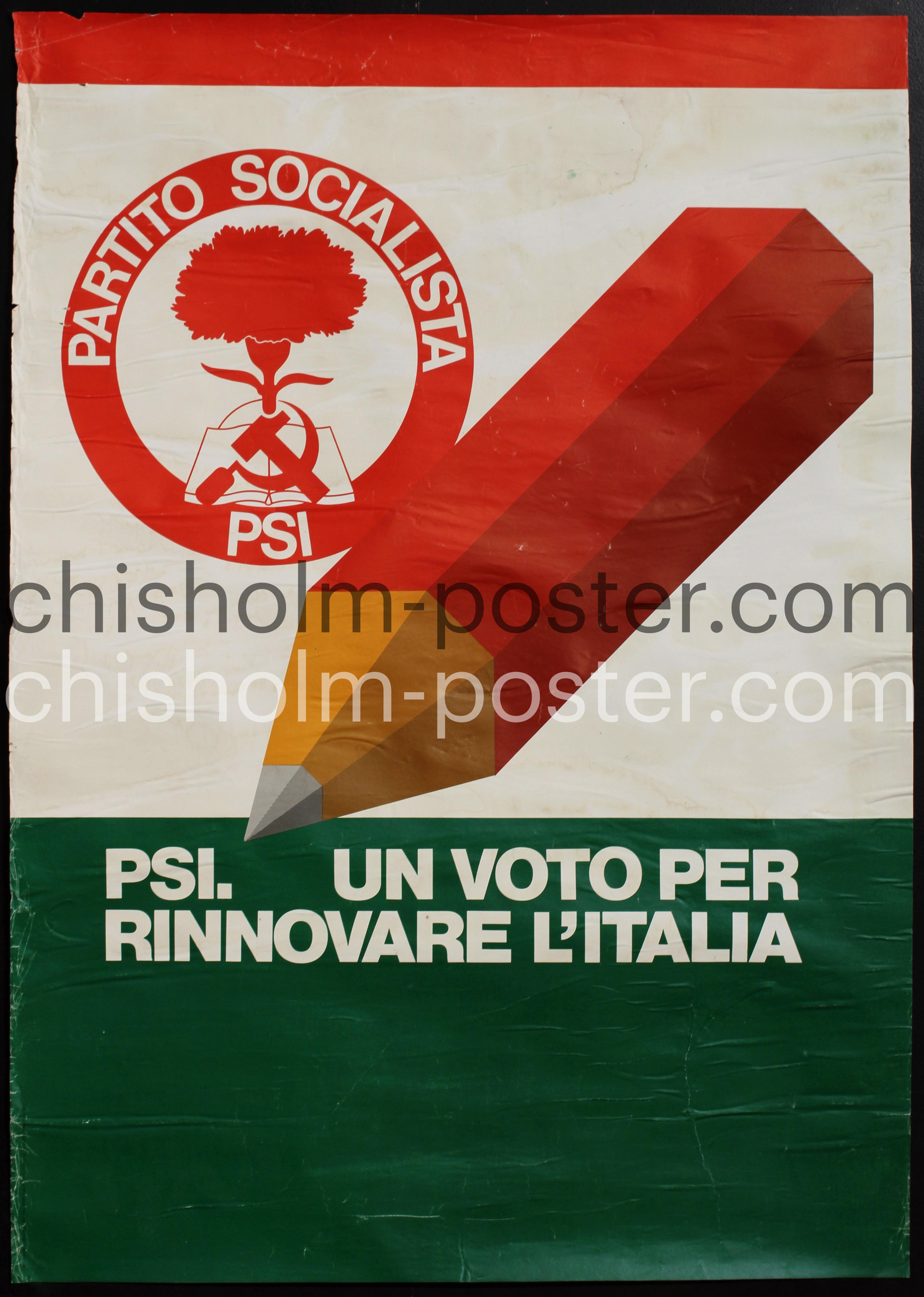 PSI Partito Socialista - Un voto per rinnvare l'italia | Original ...