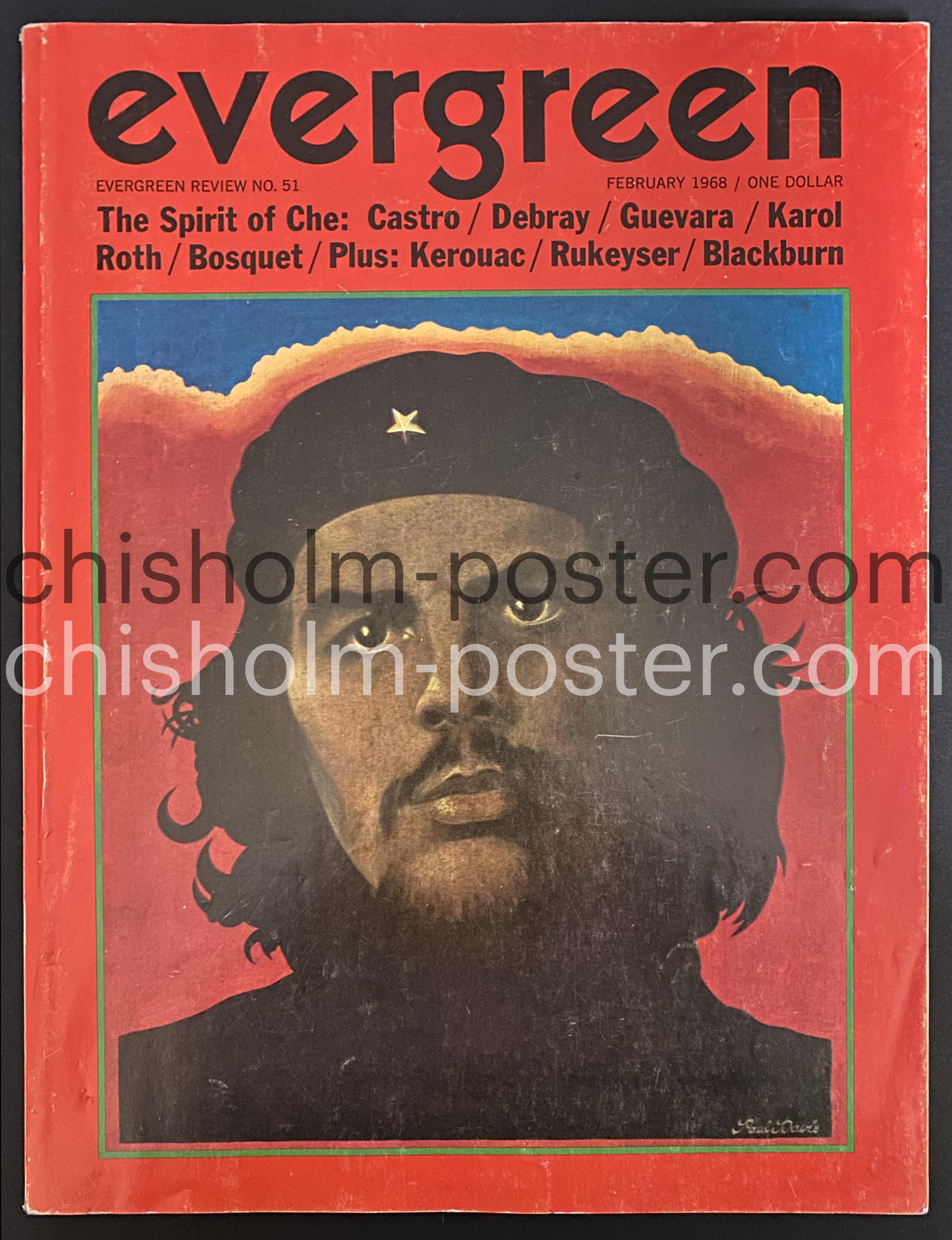 Evergreen 1968 Full Magazine (Che Guevara) | Original Vintage Poster ...