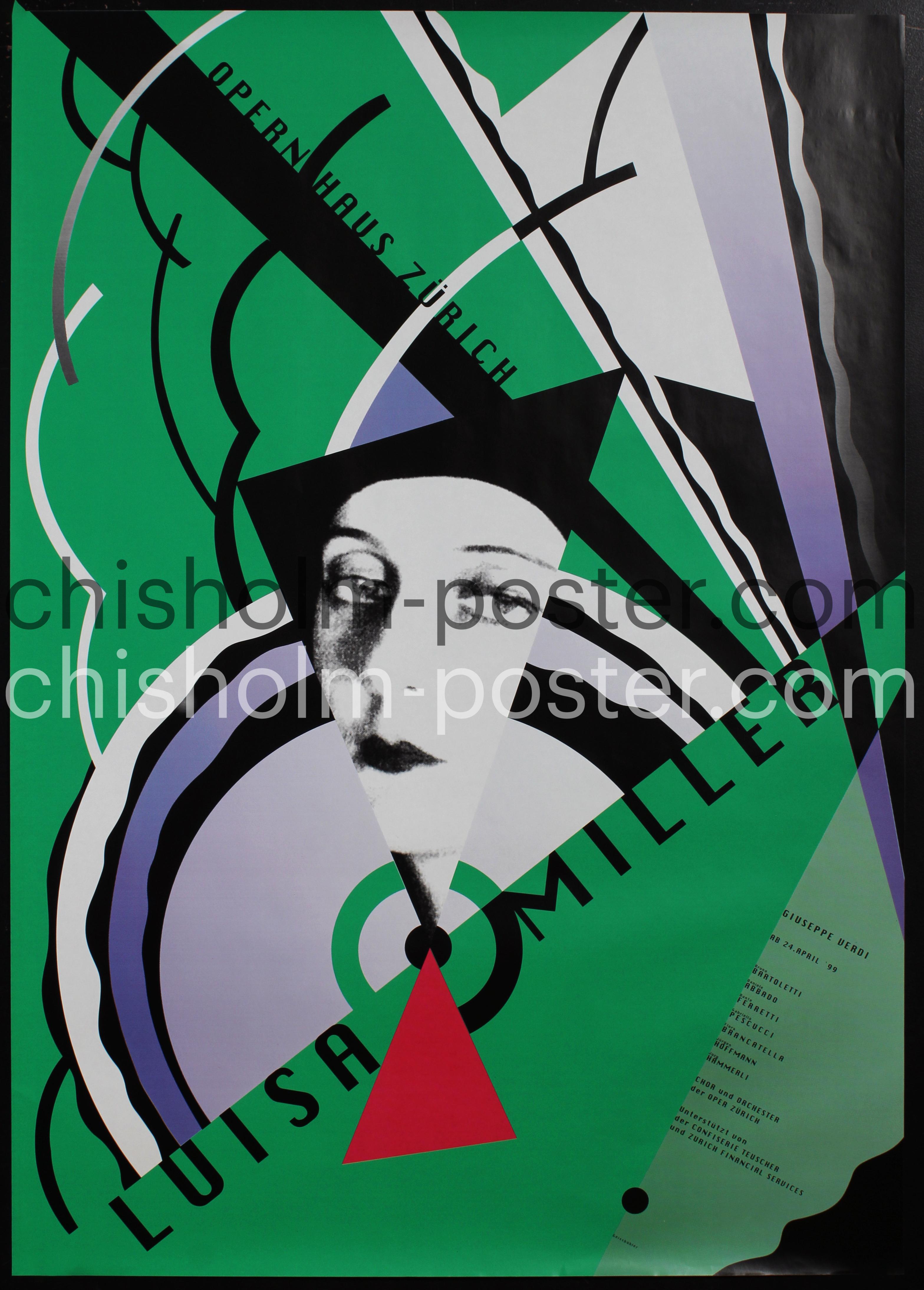 Luisa Miller - Giuseppe Verdi - Opernhaus Zurich | Original Vintage ...