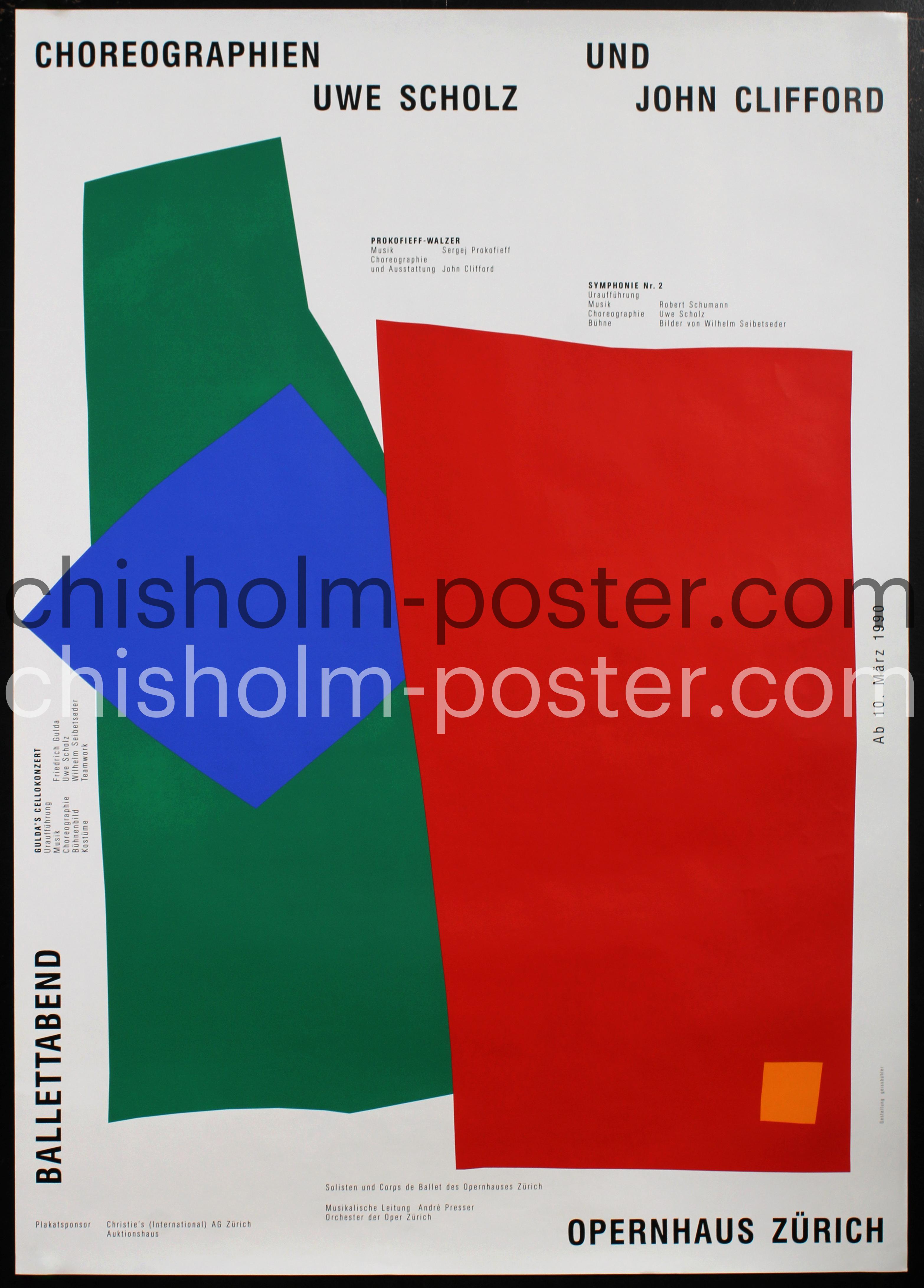 Choreographien - Uwe Scholz und John Clifford - Ballettabend ...