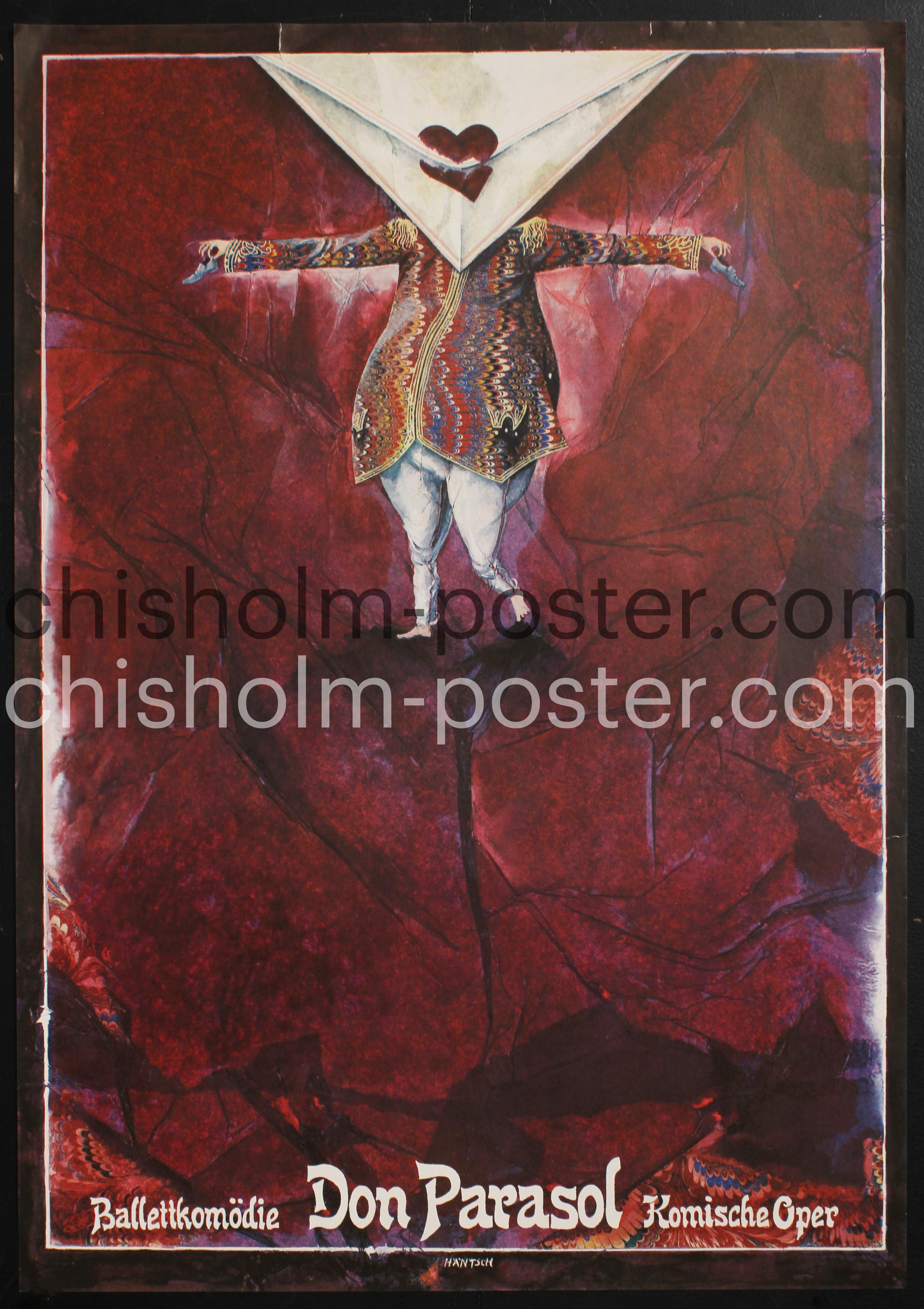 Don Parasol - Ballett komödie Komische Oper | Original Vintage Poster ...