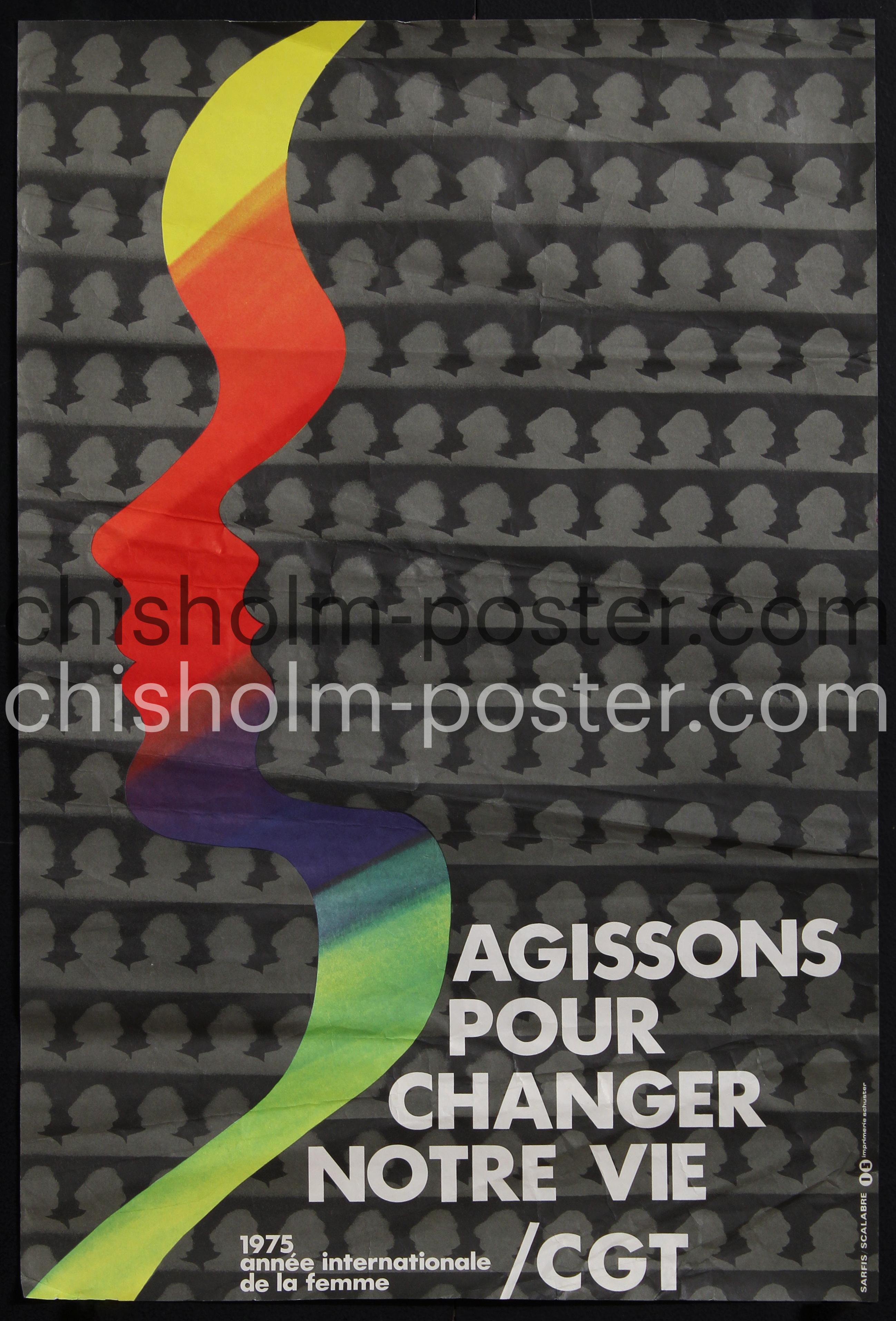 Agissons Pour Changer Notre Vie - 1975 Annee Internationale de La Femme ...