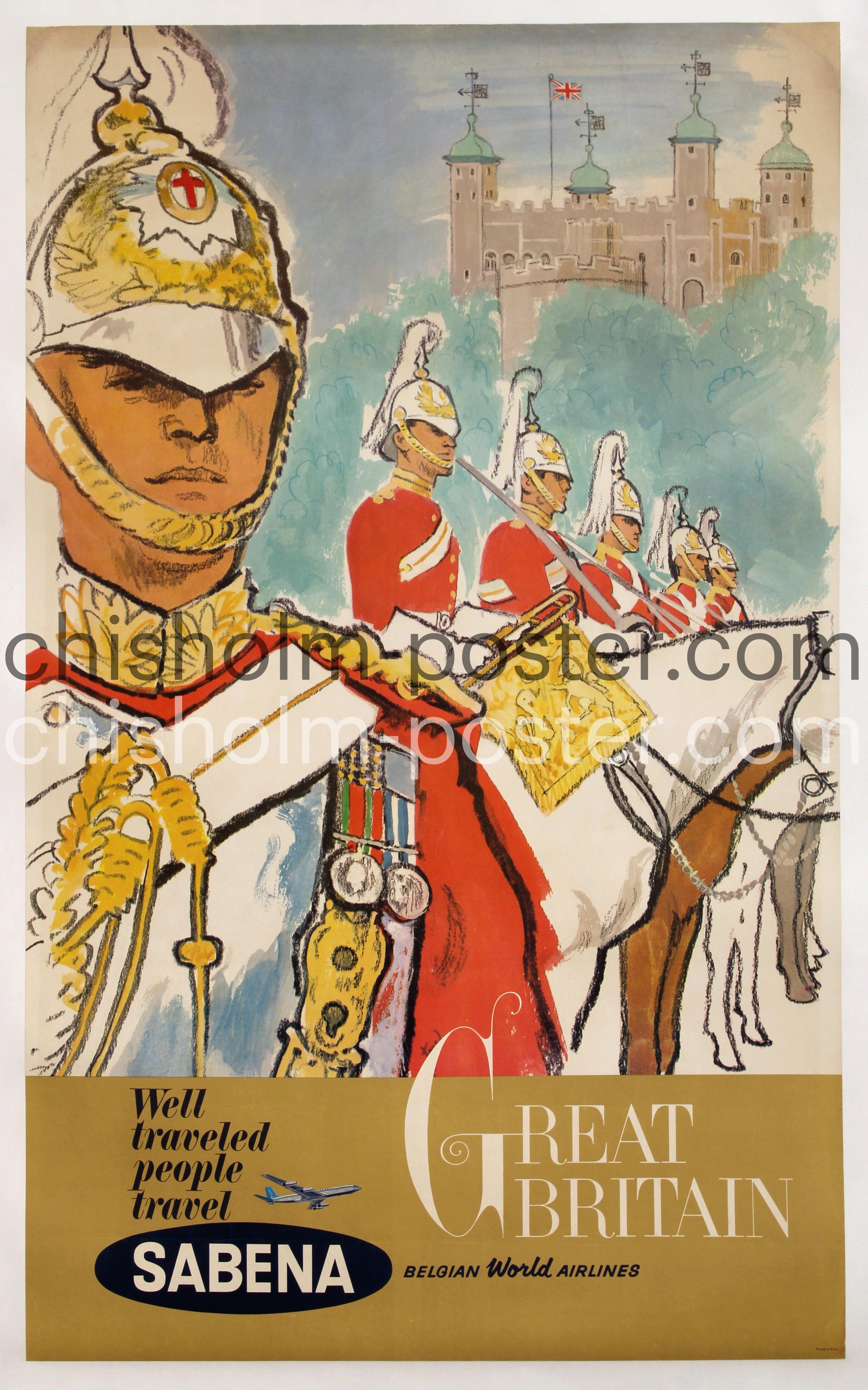 Great Britain - Sabena | Original Vintage Poster | Chisholm Larsson Gallery