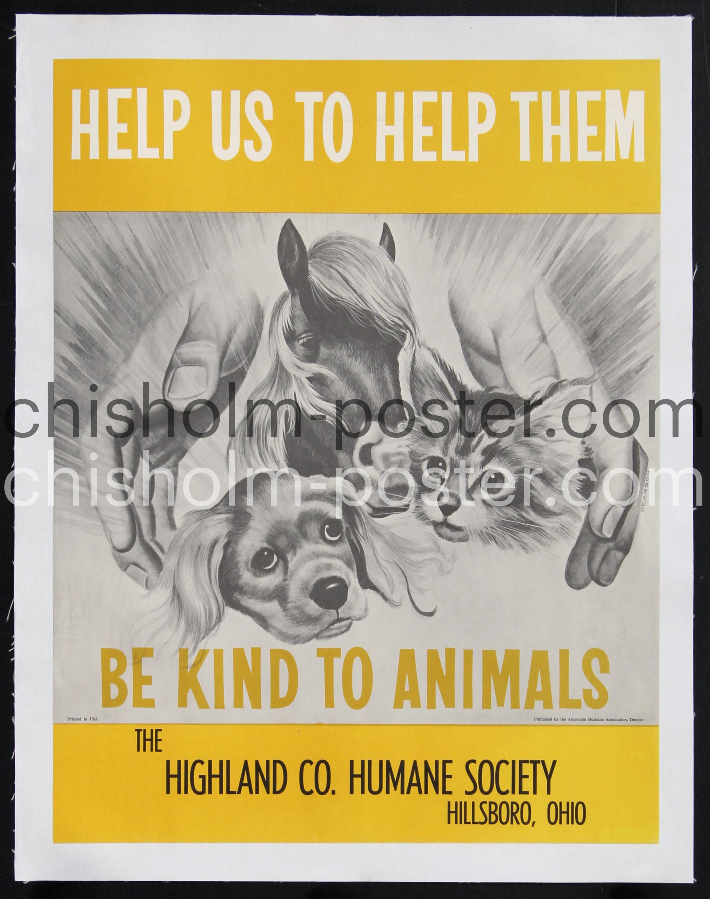 Help Us to Help Them - Be Kind to Animals - Highland County Humane ...