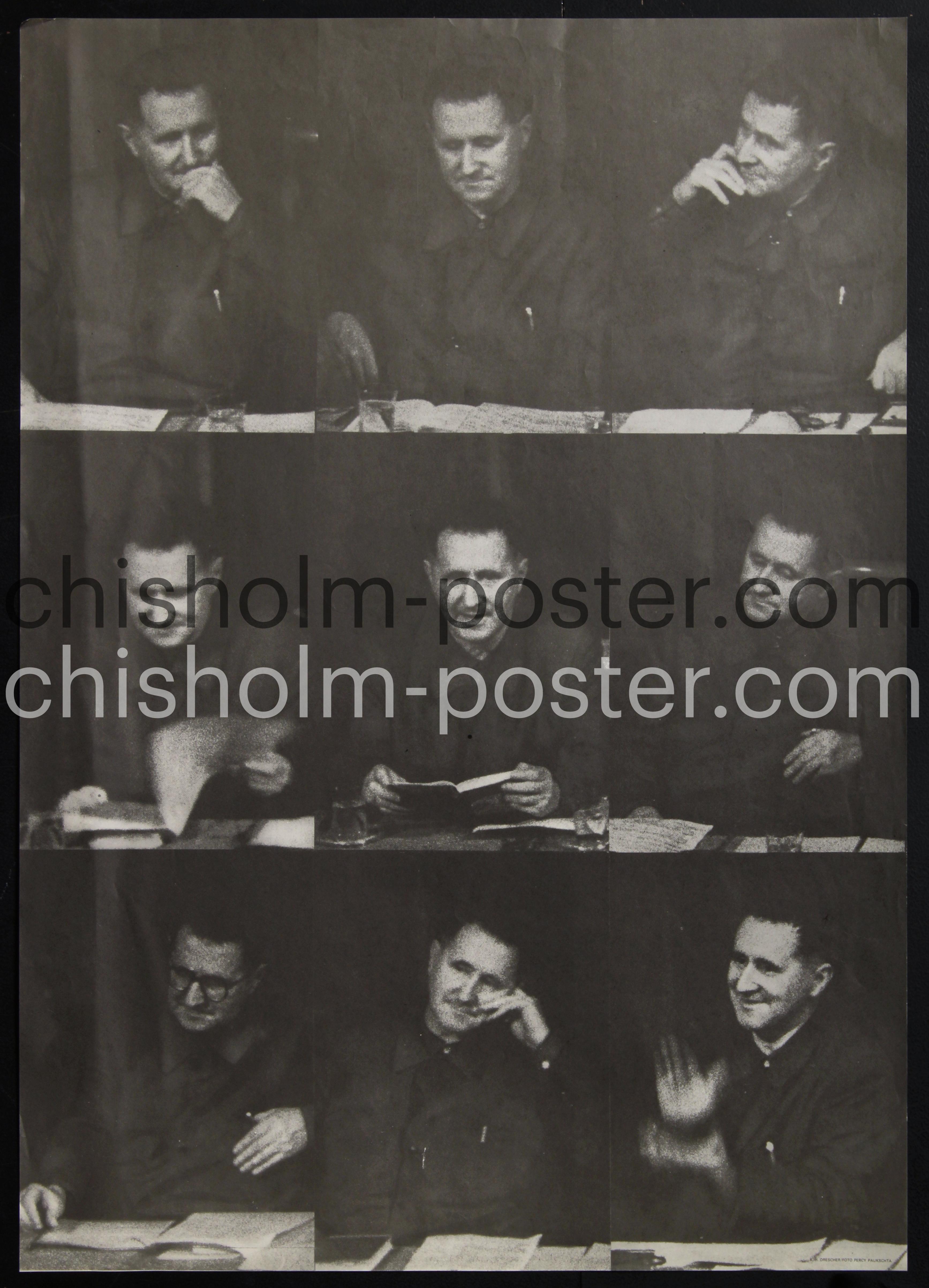 Brecht auf der Revolutionsfeier des Berliner Ensembles 1954 (Berliner ...