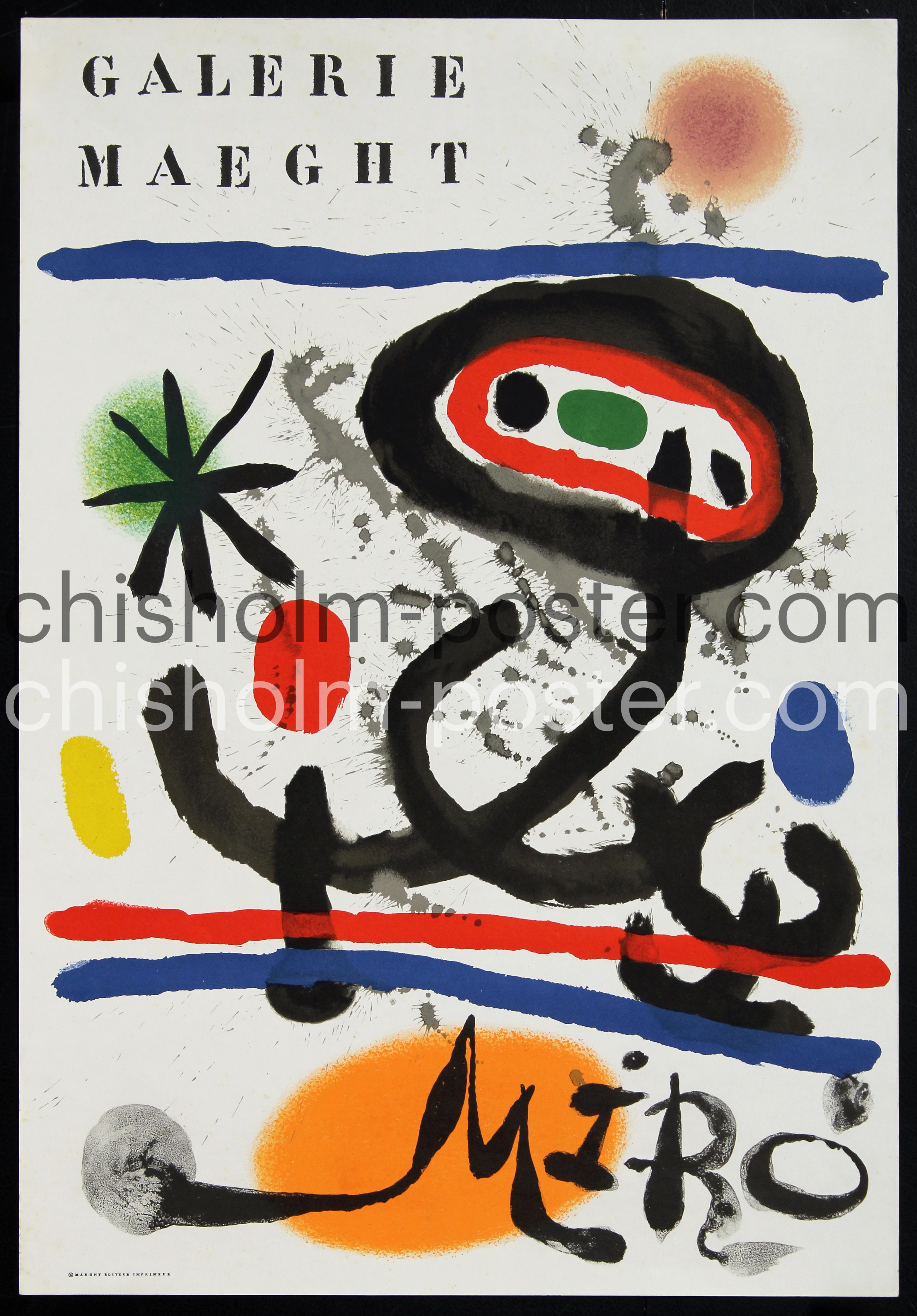 Miro - Galerie Maeght (2) | Original Vintage Poster | Chisholm Larsson ...