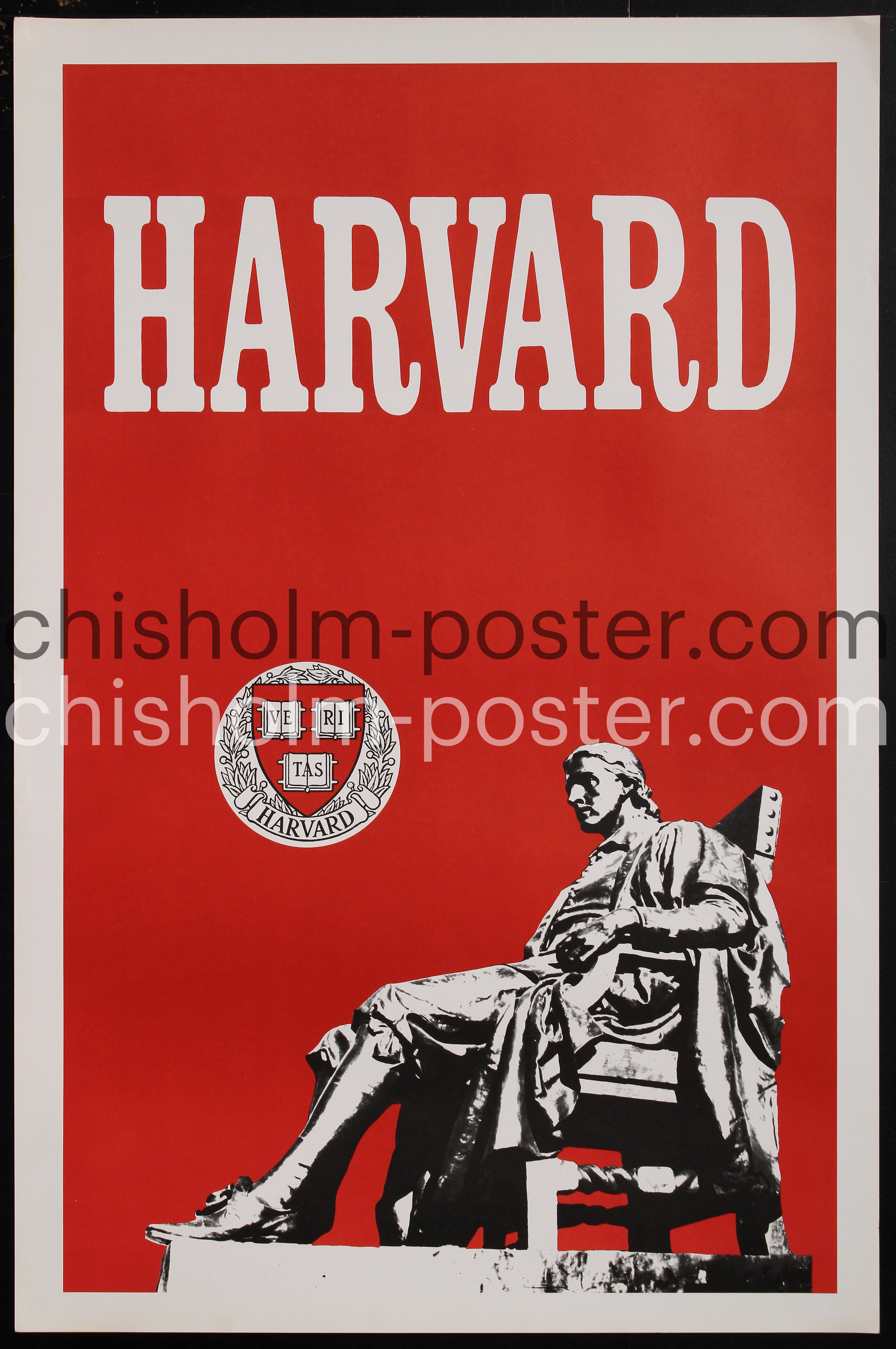 Harvard (Veritas) | Original Vintage Poster | Chisholm Larsson Gallery