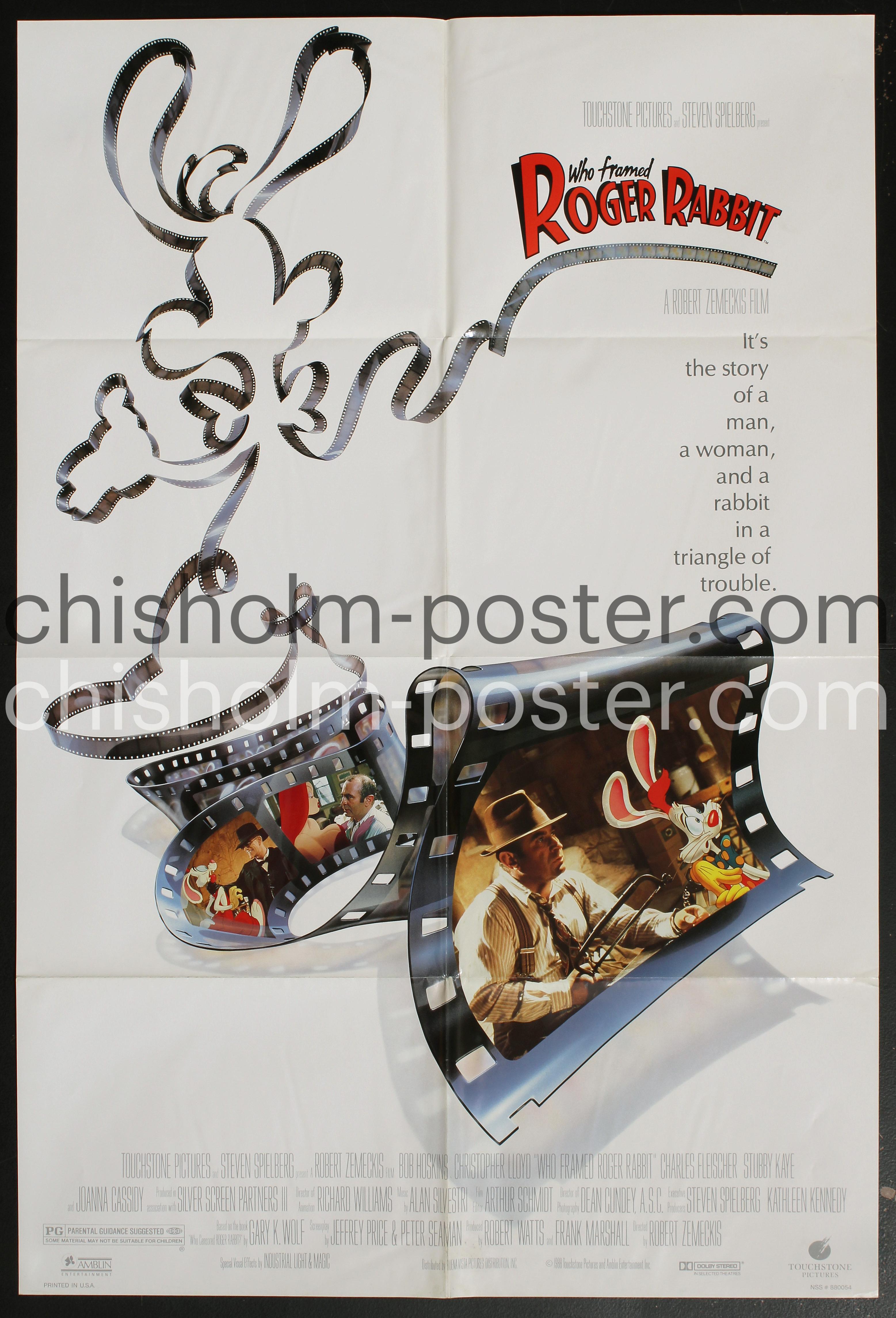 Who Framed Roger Rabbit | Original Vintage Poster | Chisholm Larsson ...