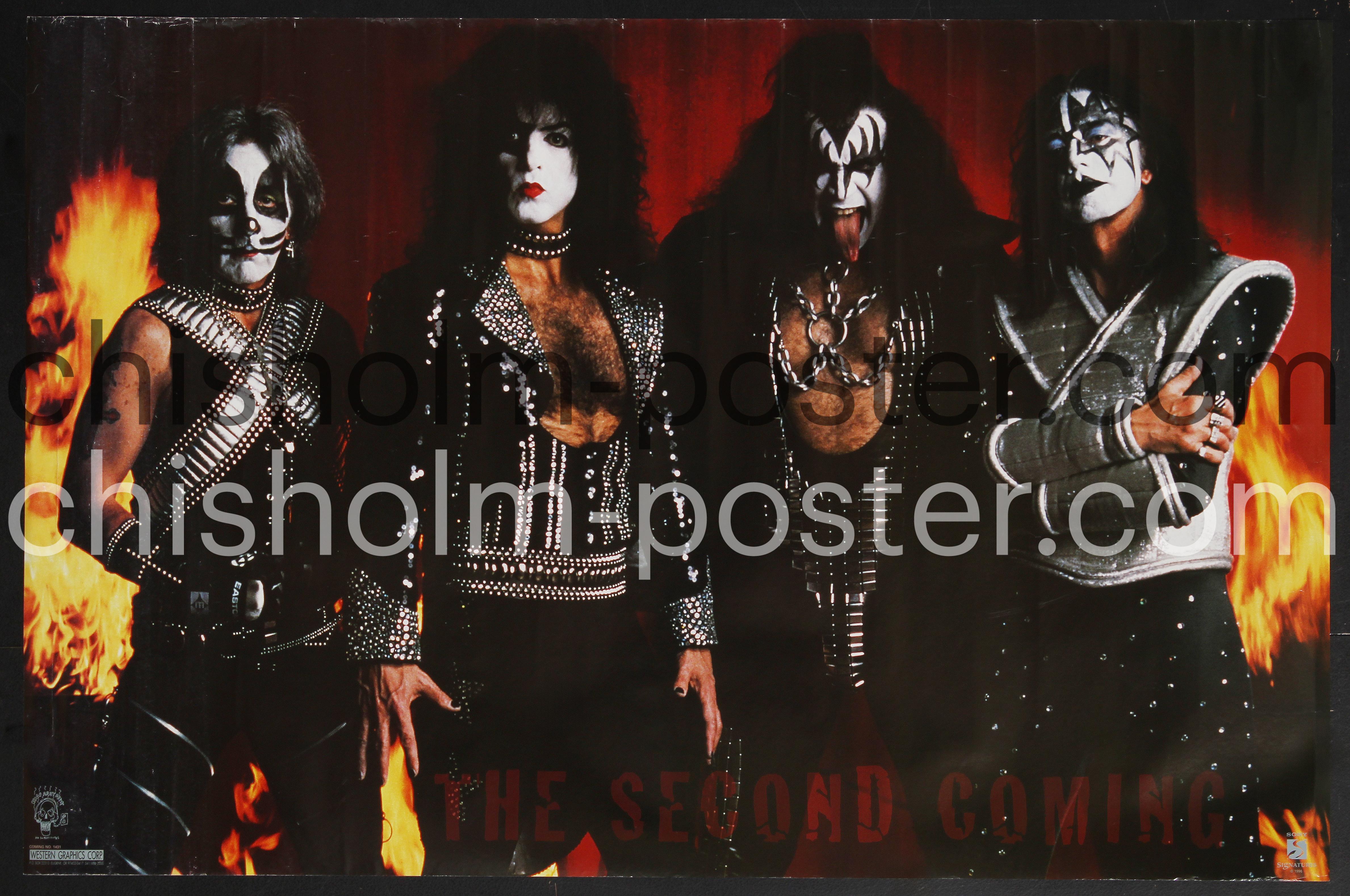 Kiss - The Second Coming | Original Vintage Poster | Chisholm Larsson ...
