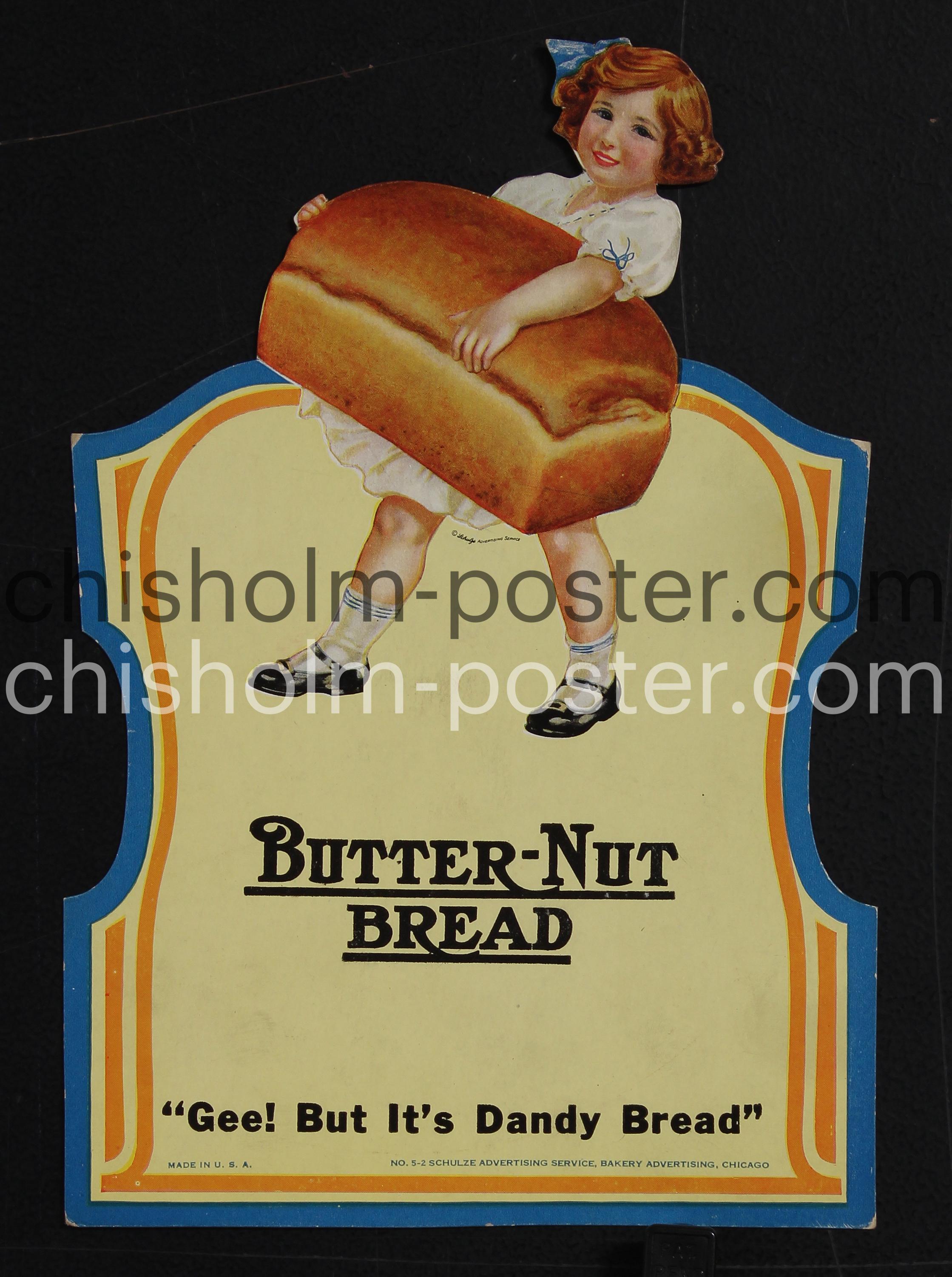 Remember a Loaf of Butter-Nut Bread | Original Vintage Poster ...