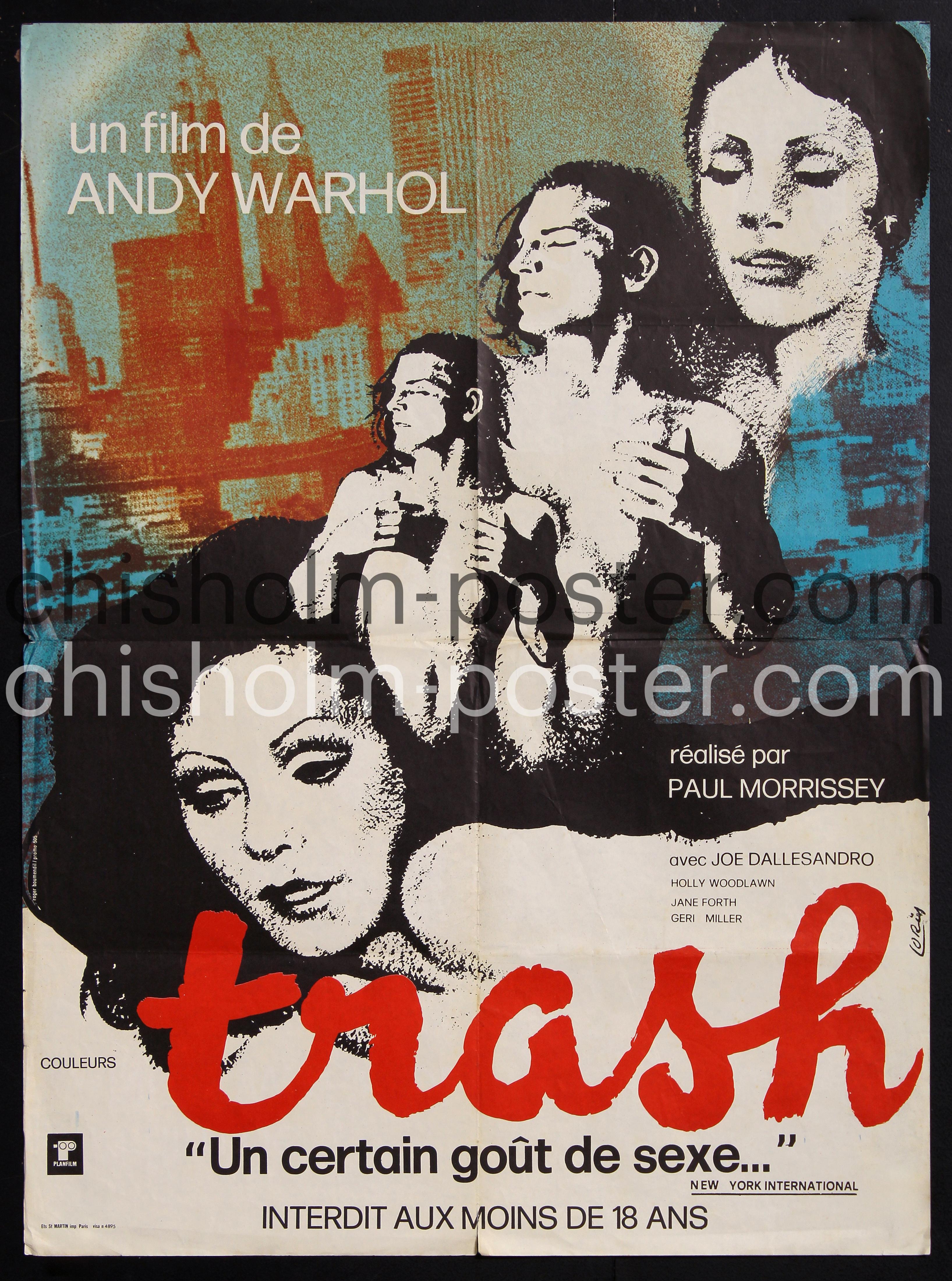 Trash (French) | Original Vintage Poster | Chisholm Larsson Gallery