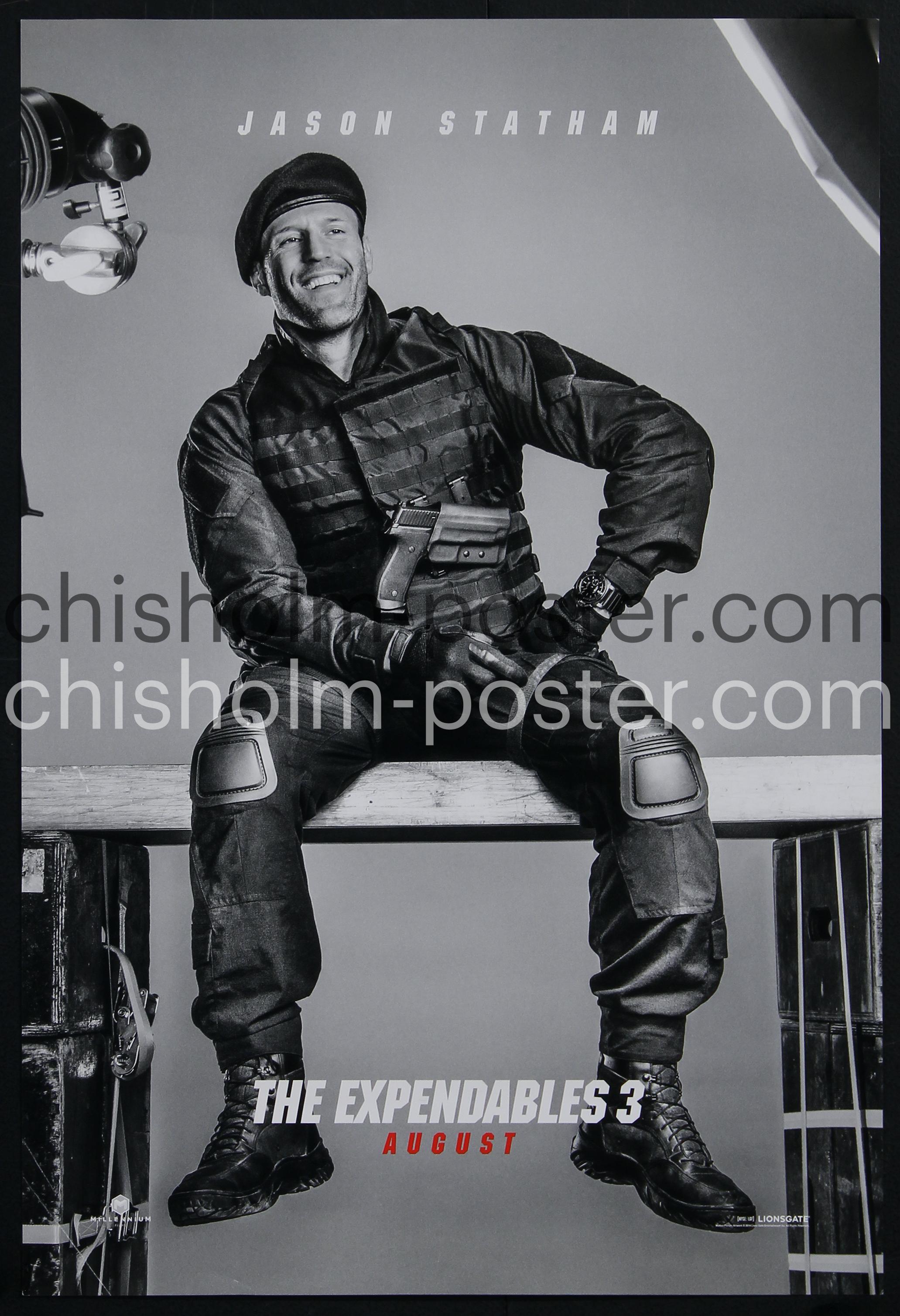 The Expendables 3 (Jason Statham) | Original Vintage Poster | Chisholm ...