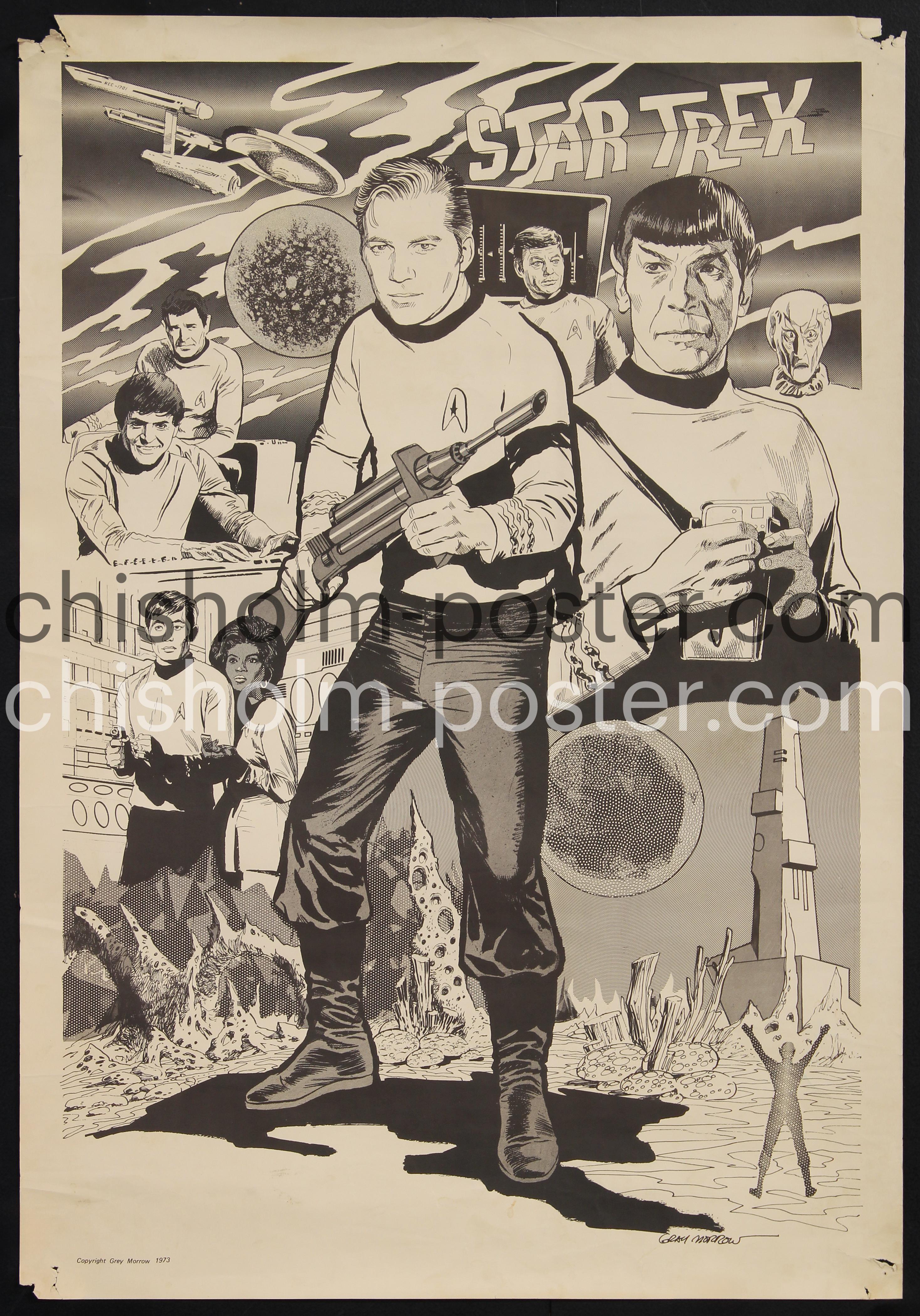 Star Trek - Crew of the SS Enterprise | Original Vintage Poster ...