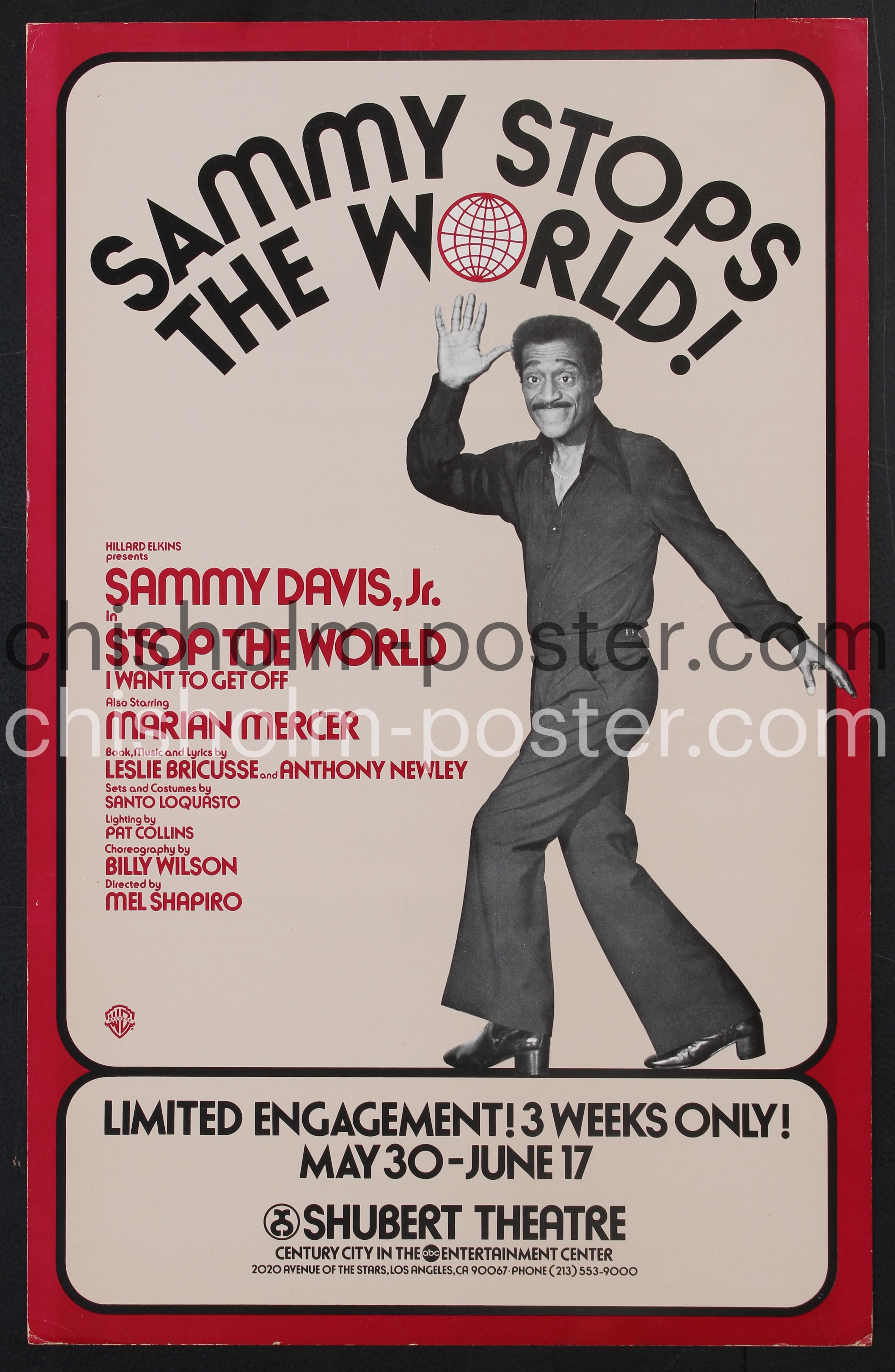 STOP THE WORLD I WANT TO GET OFF - Sammy Stops the World - Shubert ...