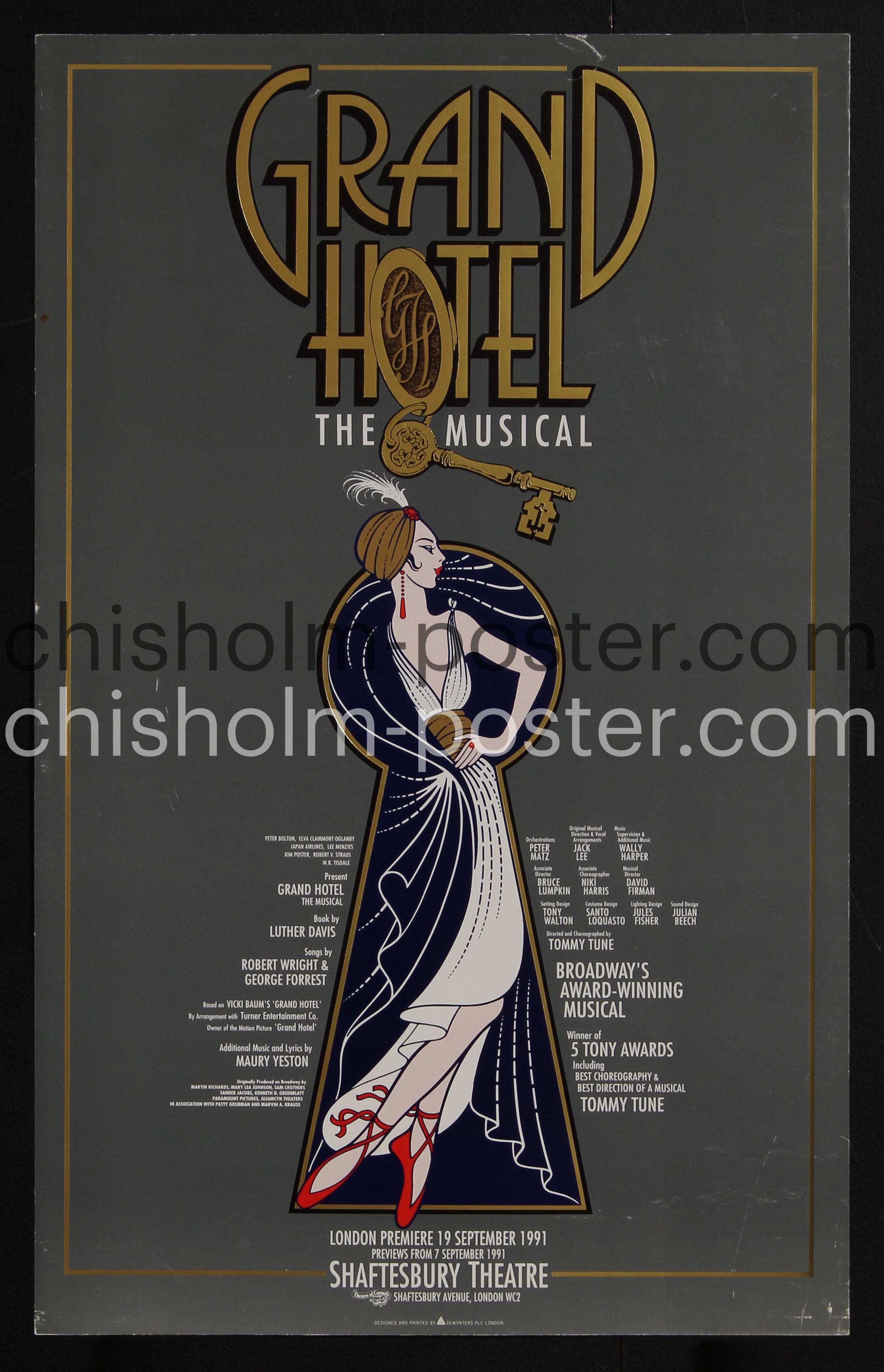 Grand Hotel, The Musical - Shaftesbury Theatre LONDON | Original ...