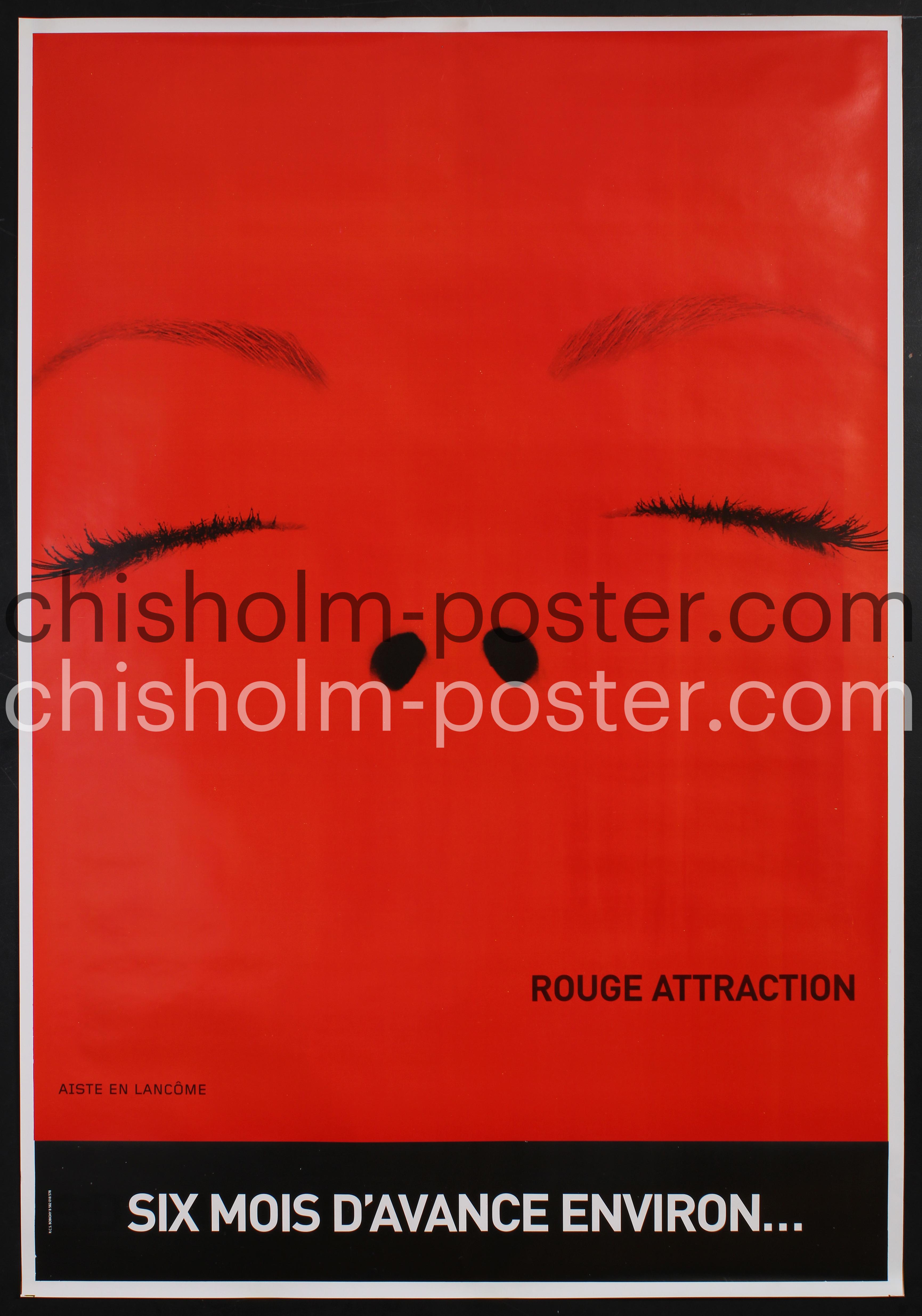 Lancome - Rouge Attraction | Original Vintage Poster | Chisholm Larsson ...