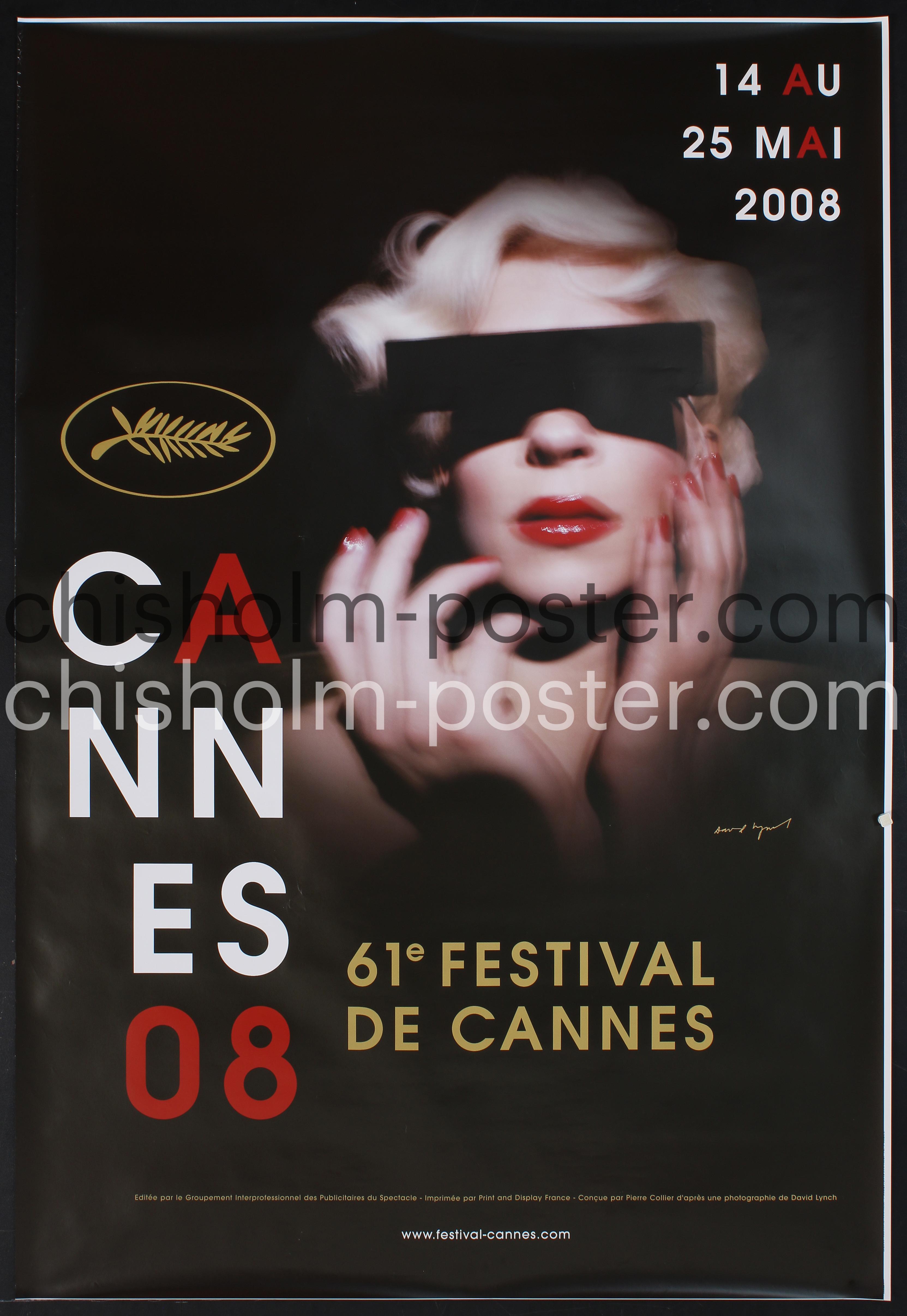 61e Festival de Cannes 2008 (Rolled) | Original Vintage Poster ...
