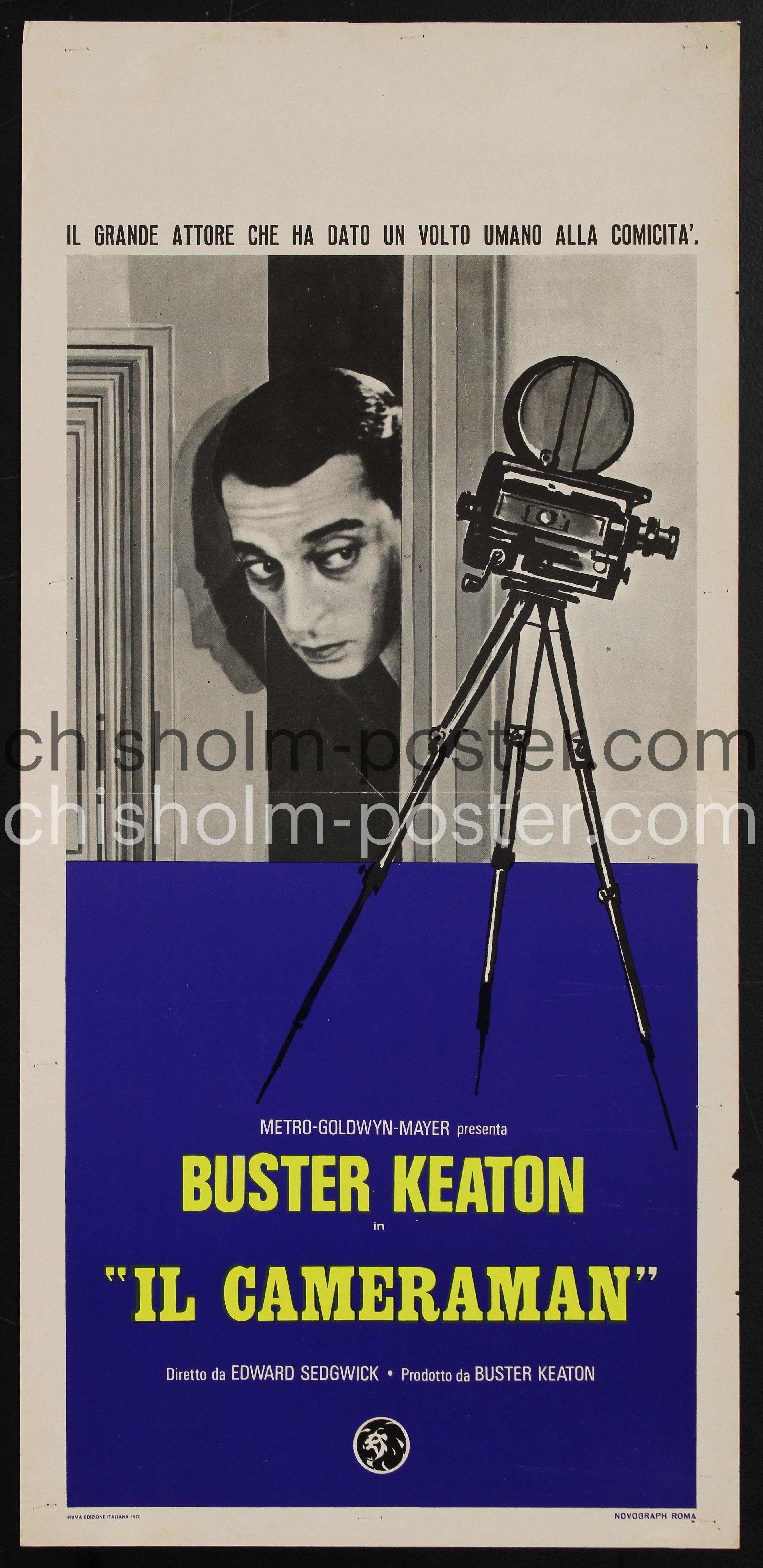 il Cameraman (Re-release) (Locandina) | Original Vintage Poster ...