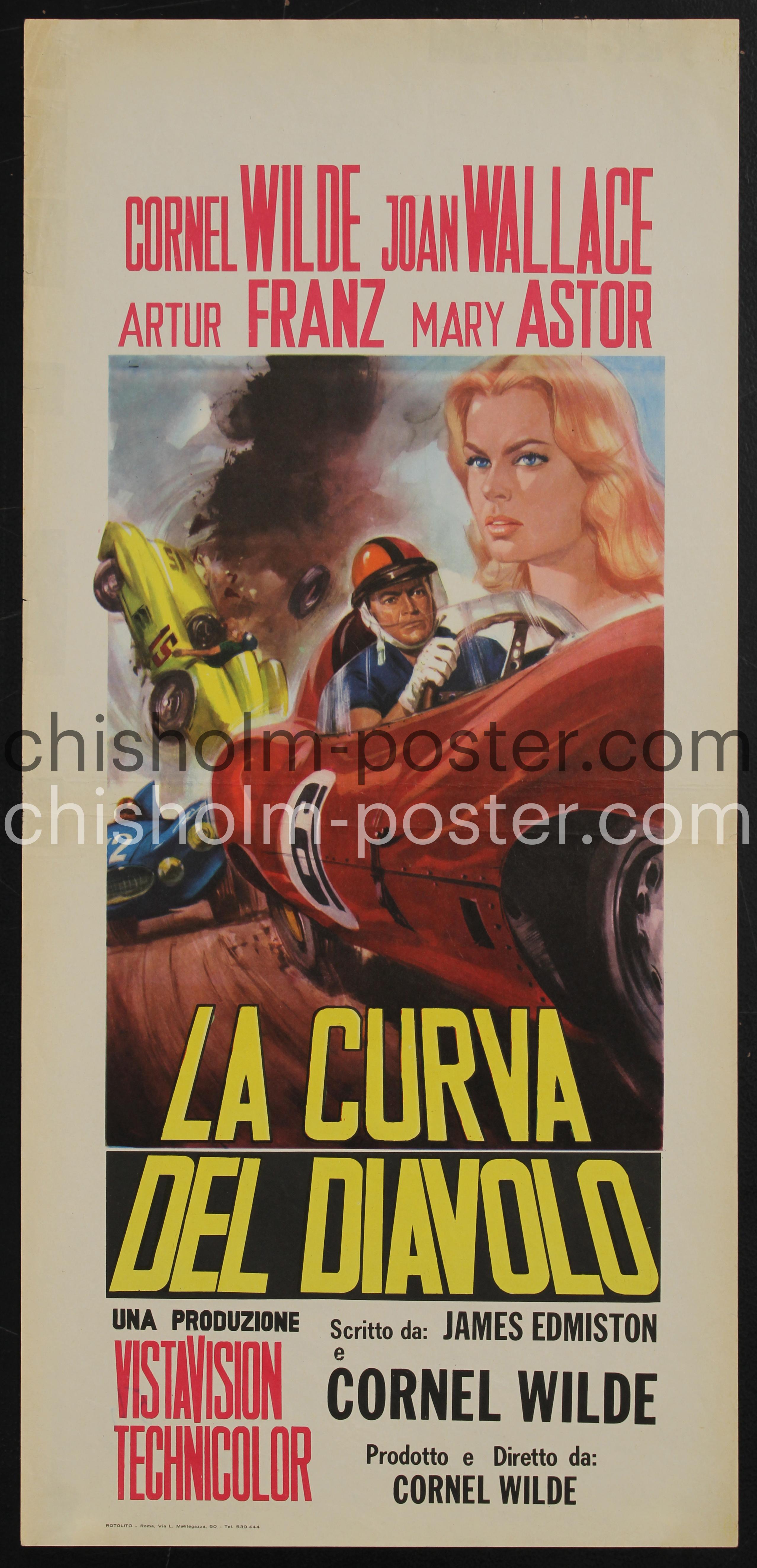 La Curva del Diavolo (Locandina) | Original Vintage Poster | Chisholm Larsson Gallery