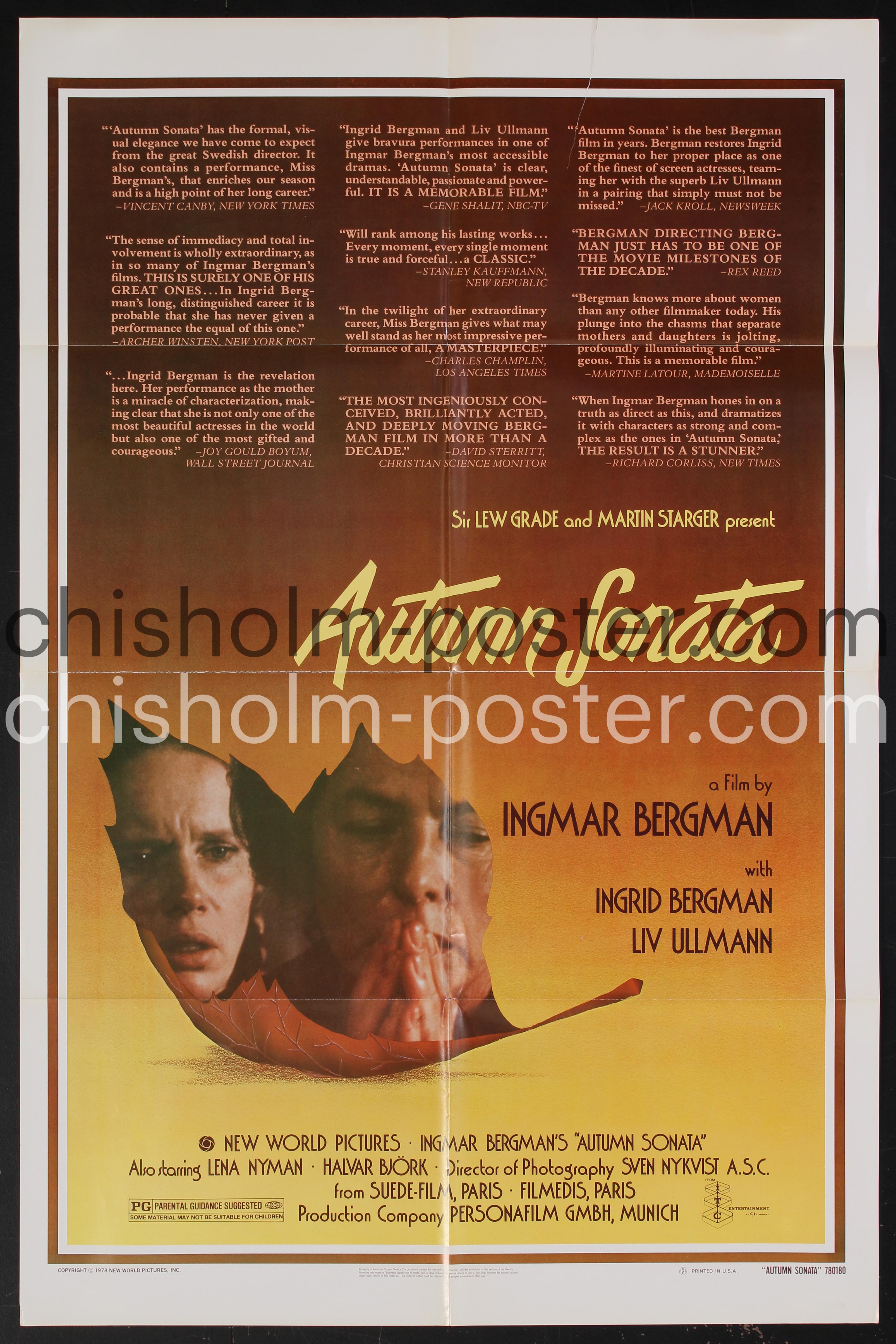 Autumn Sonata | Original Vintage Poster | Chisholm Larsson Gallery