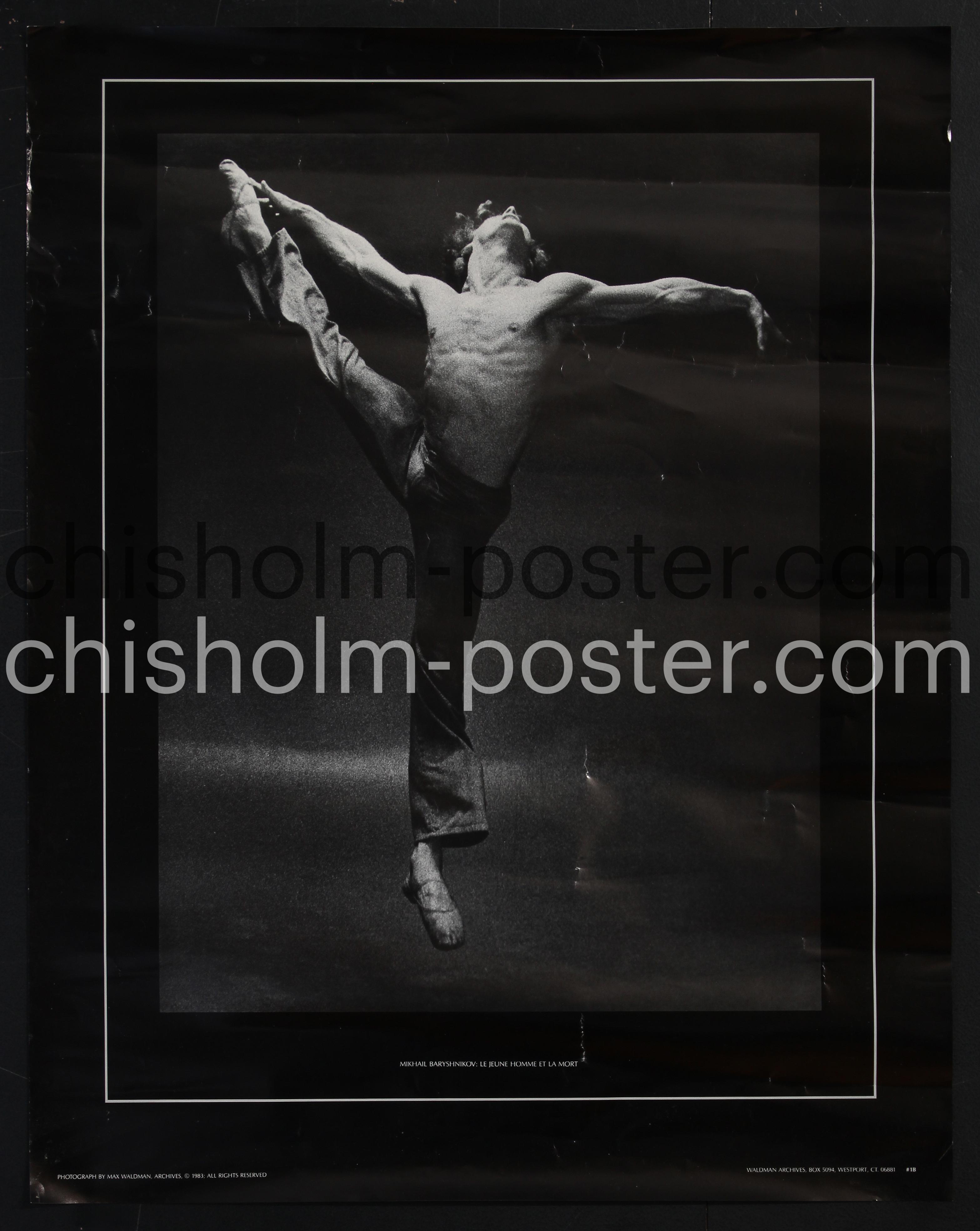 Mikhail Baryshnikov - Le jeune homme et la mort (3) | Original Vintage Poster | Chisholm Larsson ...