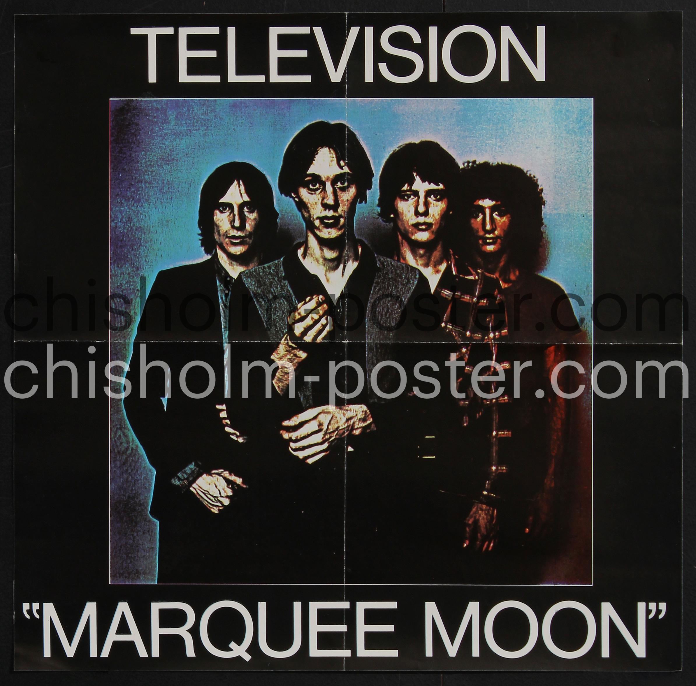 Television - Marquee Moon | Original Vintage Poster | Chisholm Larsson ...