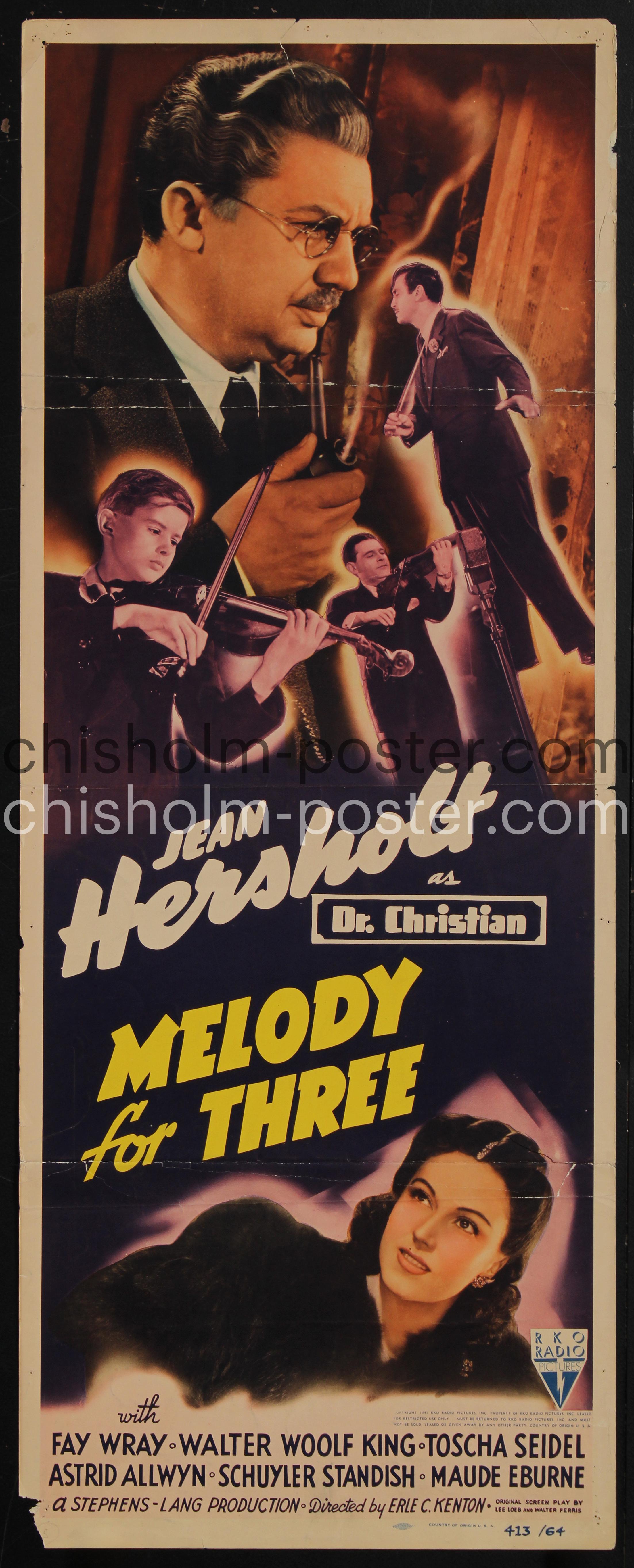 Melody for Three (Dr. Christian) (Insert) | Original Vintage Poster | Chisholm Larsson Gallery