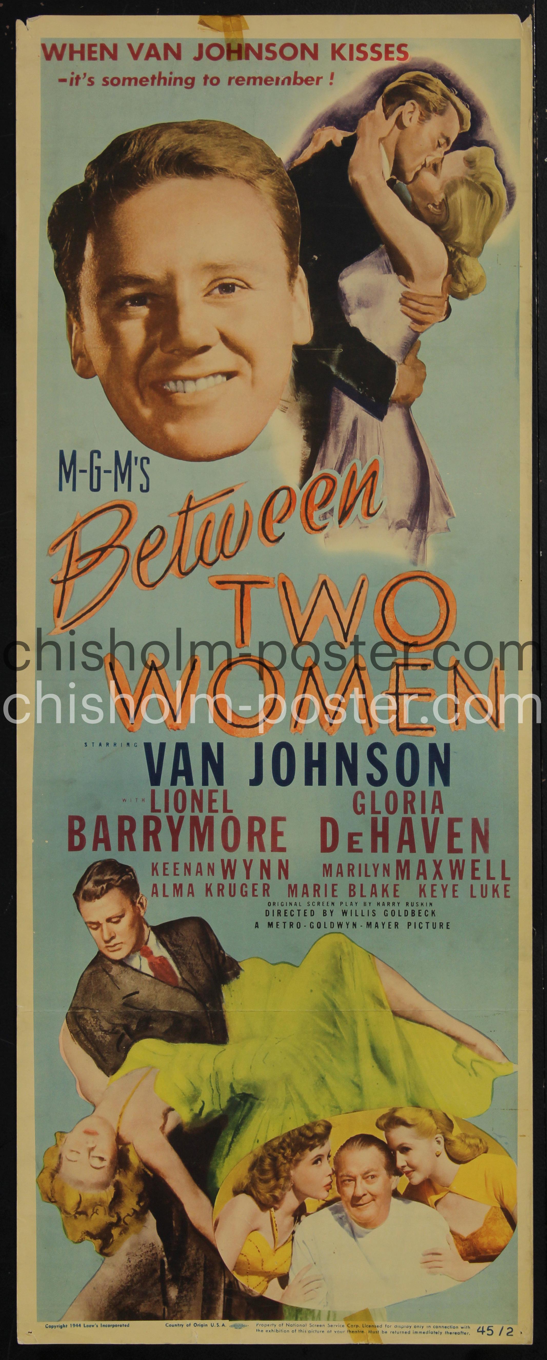 Between Two Women (Insert) (Dr. Kildare 1947) | Original Vintage Poster | Chisholm Larsson Gallery