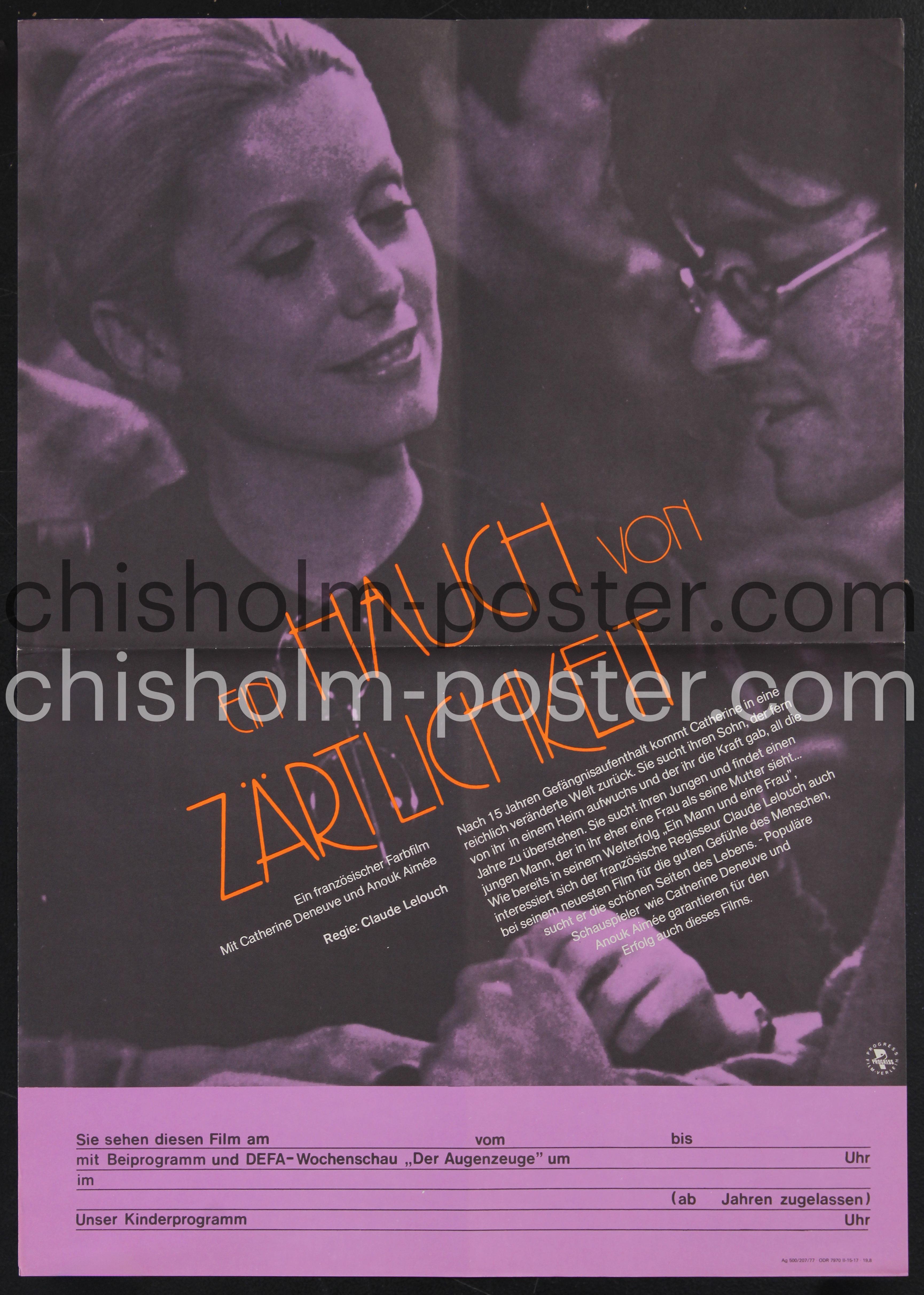 En Hauch Von Zärtlichkeit | Original Vintage Poster | Chisholm Larsson Gallery