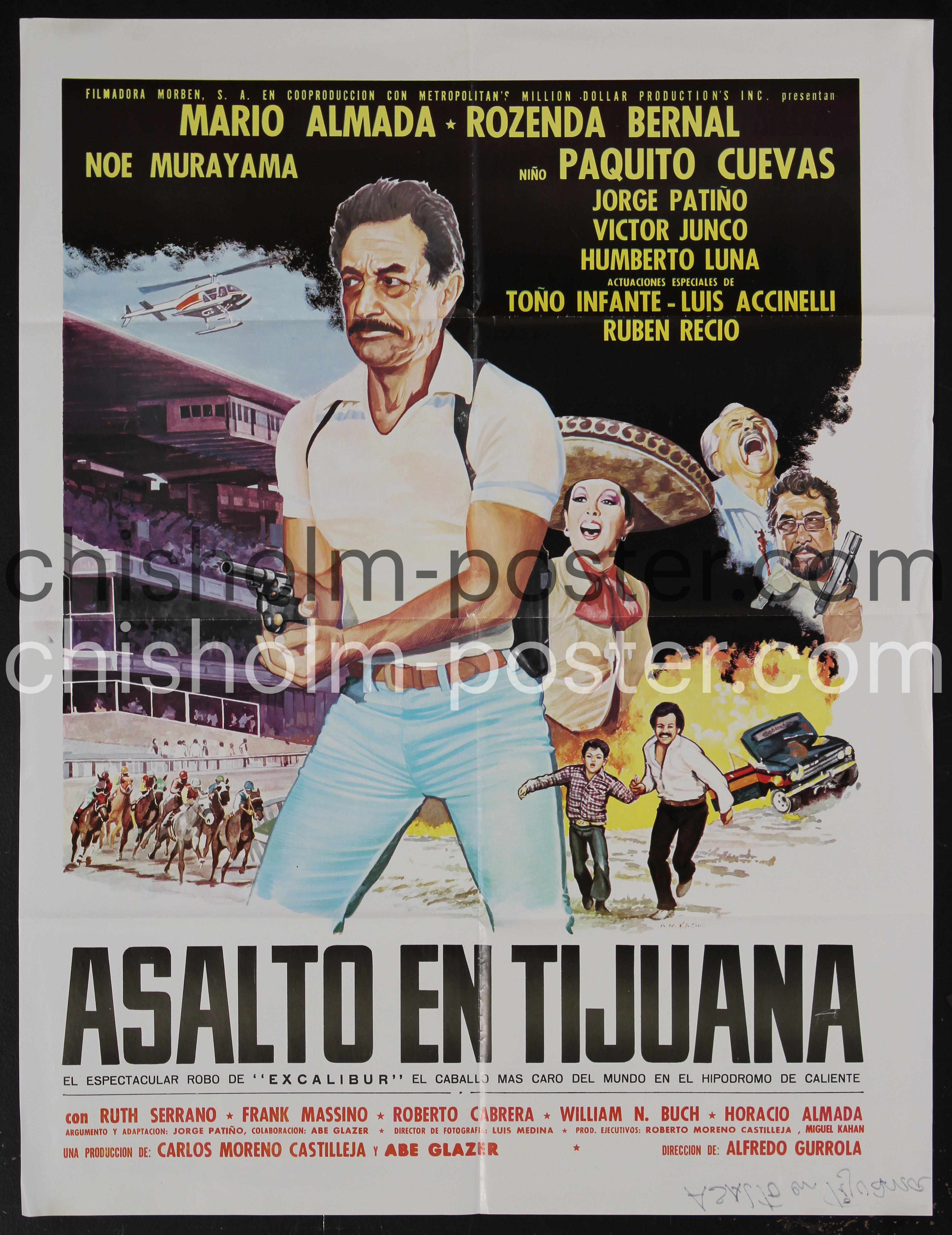 Asalto en Tijuana | Original Vintage Poster | Chisholm Larsson Gallery