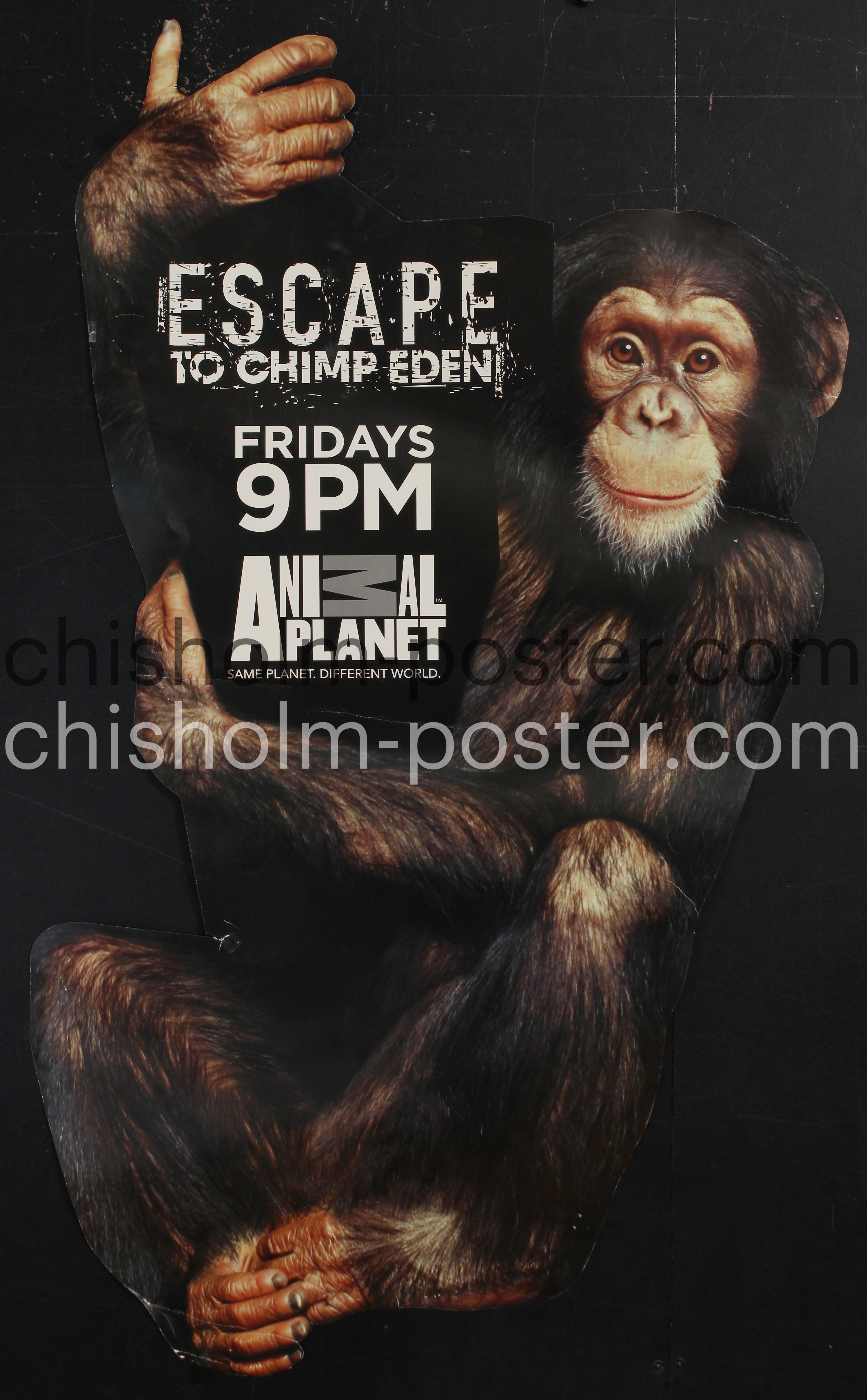 Escape to Chimp Eden - Animal Planet | Original Vintage Poster ...