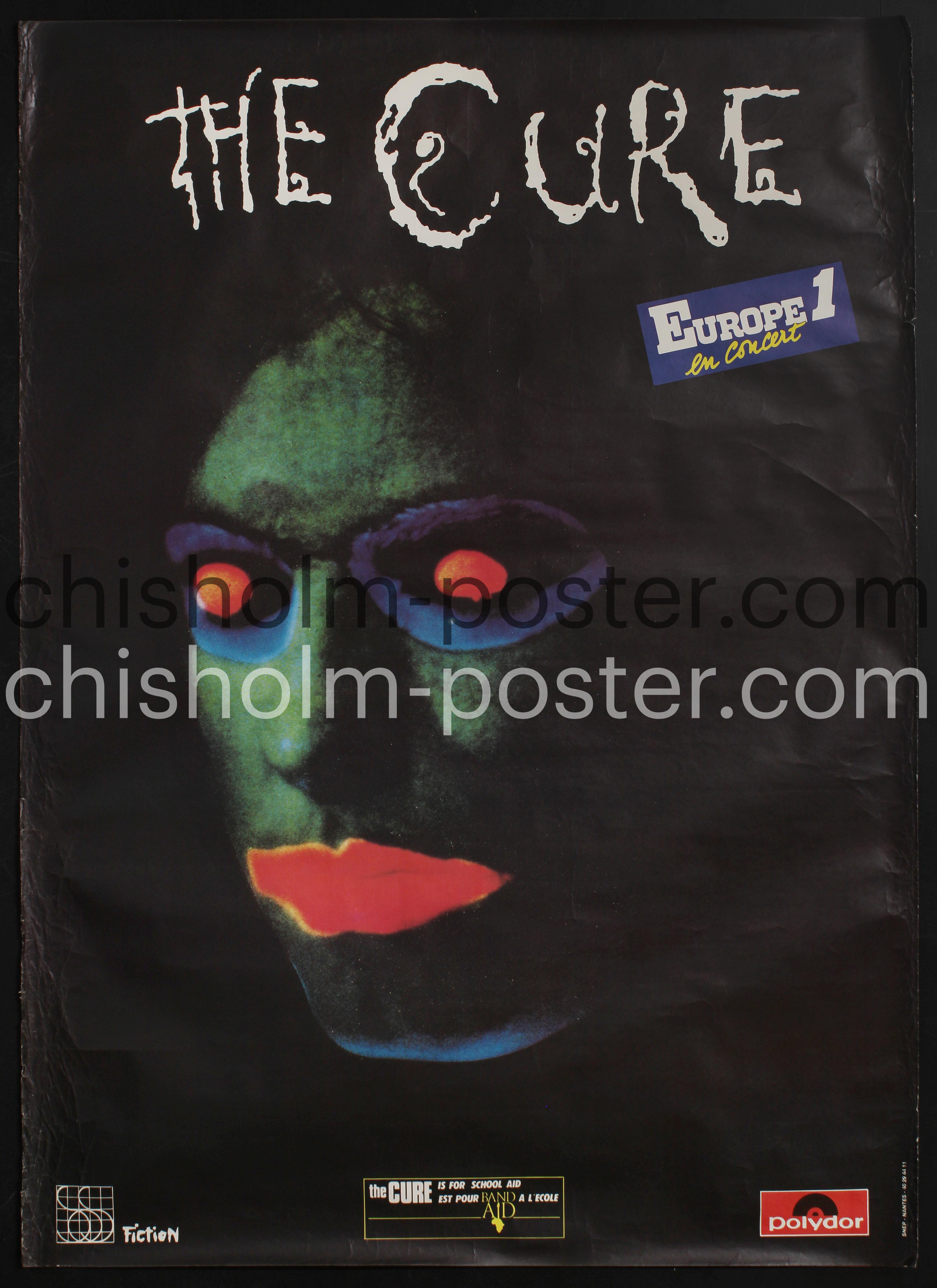 The Cure - Europe 1 en Concert | Original Vintage Poster | Chisholm ...