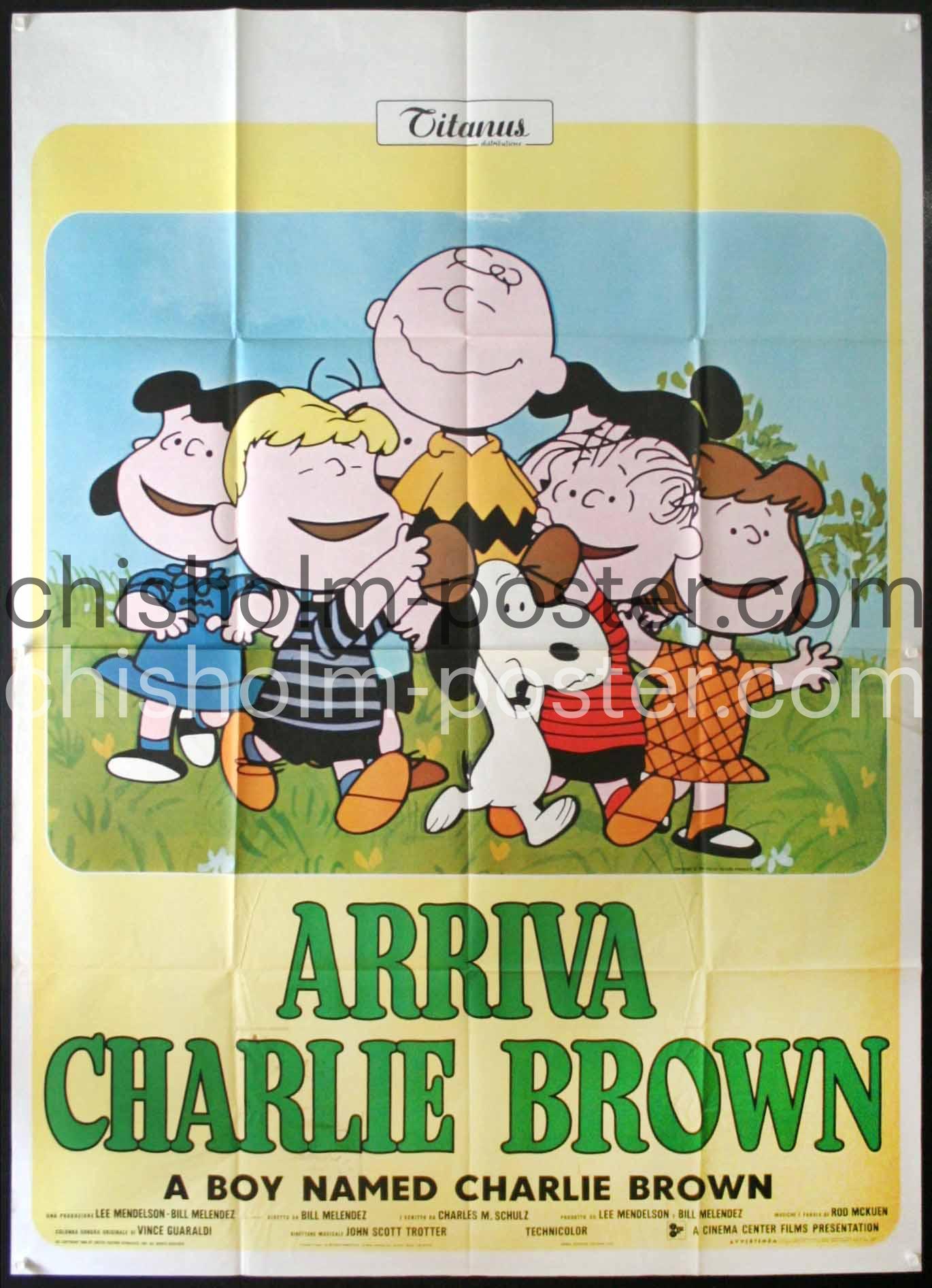 Arriva Charlie Brown | Original Vintage Poster | Chisholm Larsson Gallery