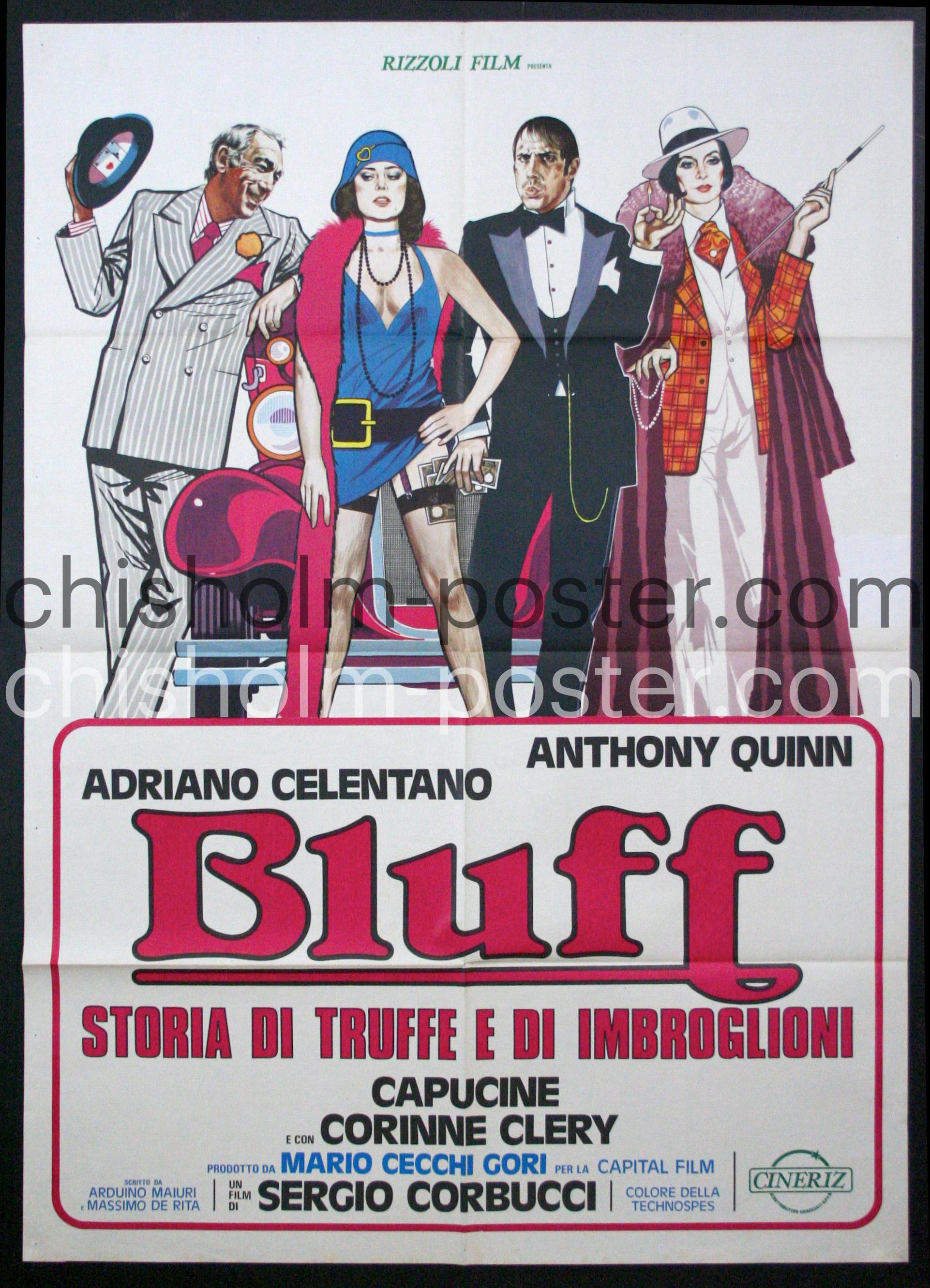 Bluff Storia di Truffe e di Imbroglioni | Original Vintage Poster ...