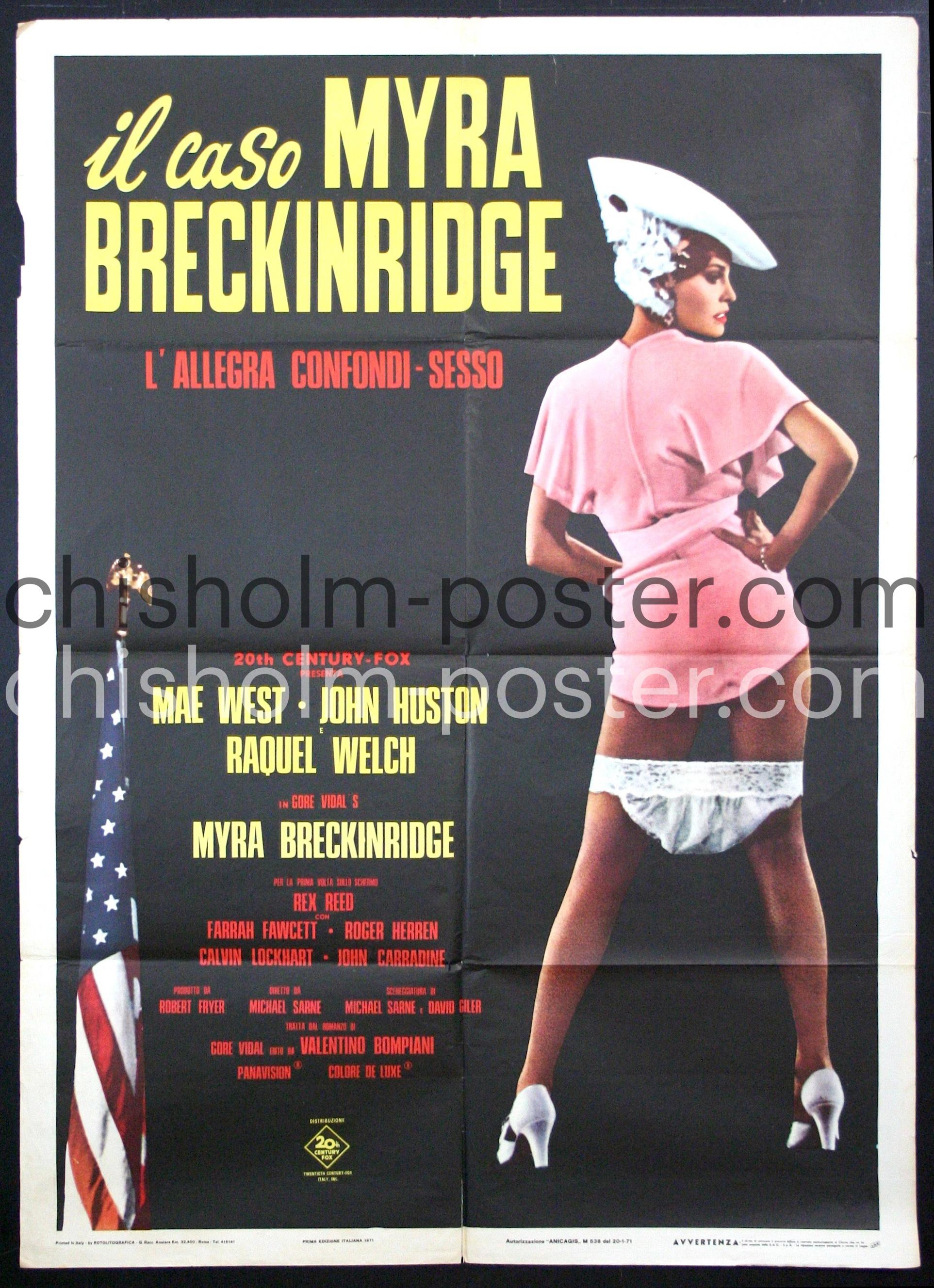 il Caso Myra Breckinridge | Original Vintage Poster | Chisholm Larsson ...