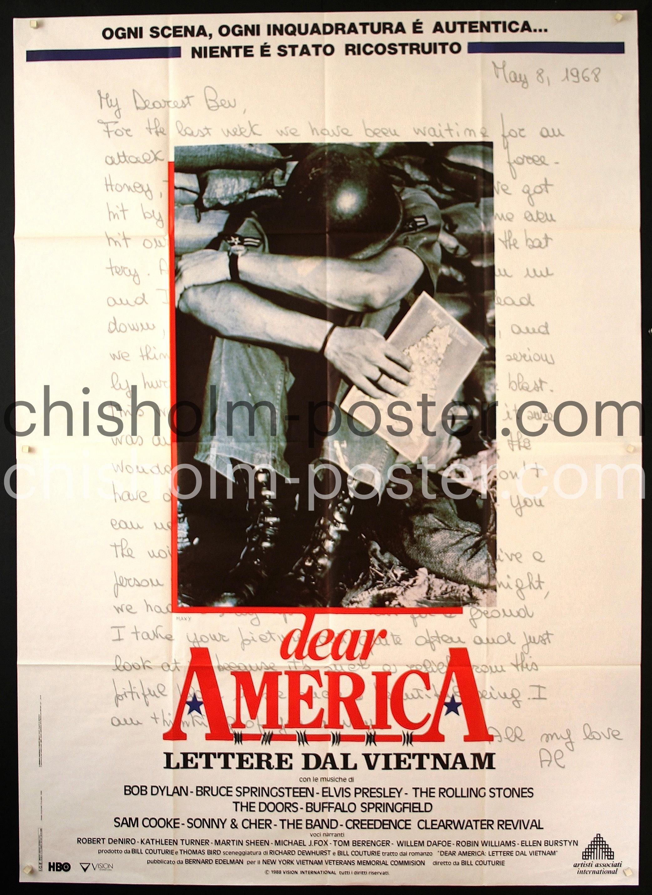 Dear America Lettere dal Vietnam (large size) | Original Vintage Poster ...