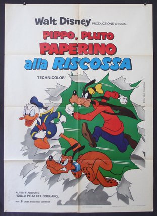 Pippo, Pluto Paperino alla Riscossa | Original Vintage Poster ...
