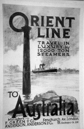 Orient Line to Australia | Original Vintage Poster | Chisholm Larsson ...