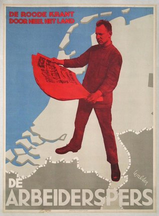 De Arbeiderspers | Original Vintage Poster | Chisholm Larsson Gallery