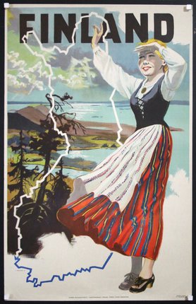 Finland (3) | Original Vintage Poster | Chisholm Larsson Gallery