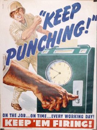 Keep Punching! | Original Vintage Poster | Chisholm Larsson Gallery