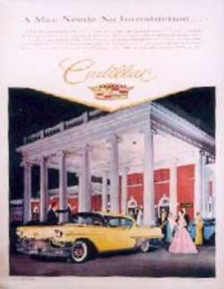 Cadillac | Original Vintage Poster | Chisholm Larsson Gallery